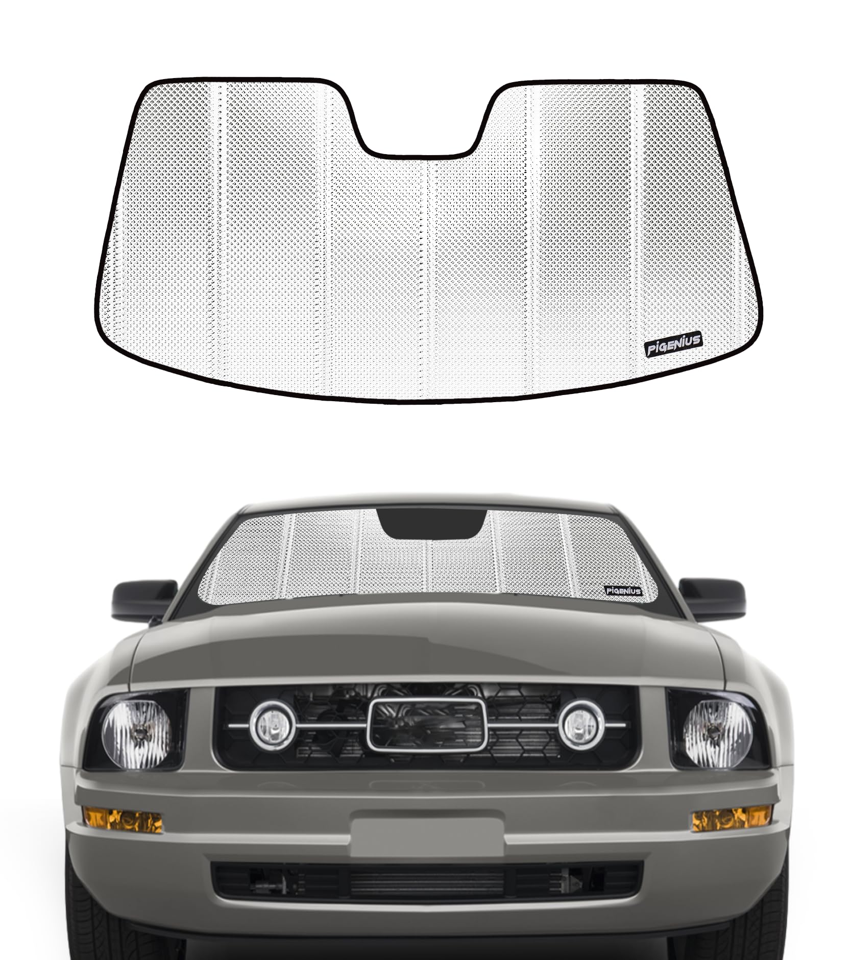 Heat Reduction Shade Pigenius Windshield Sunshade For 2015-2023 Ford ...