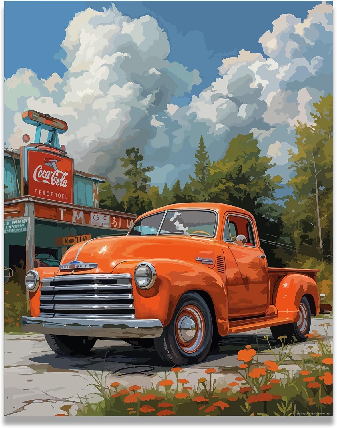 Amazon.com: Inspirational Wall Art Co. - Responsive | Chevy Truck ...