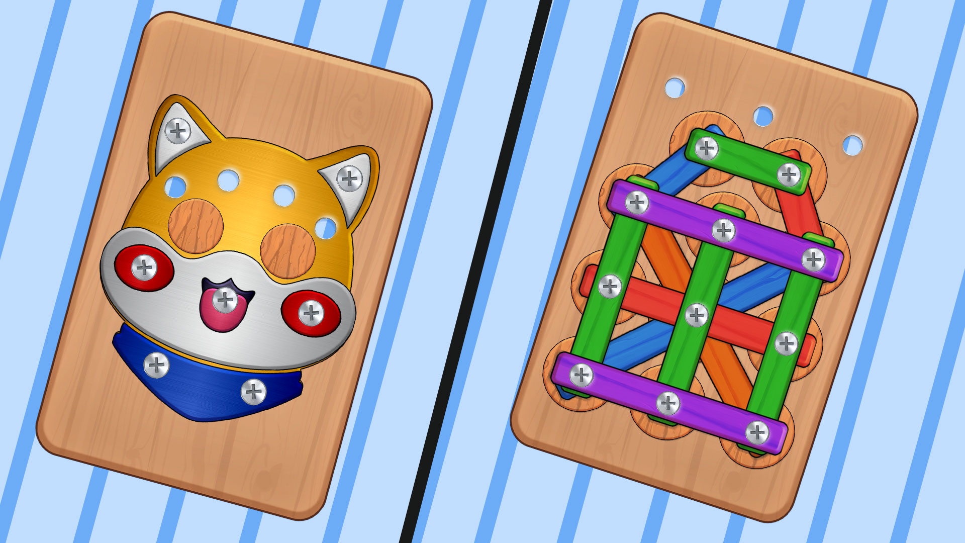 Wood Screw Puzzle Master: Nuts & Bolts Jam Challenge Unscrew Game - App ...