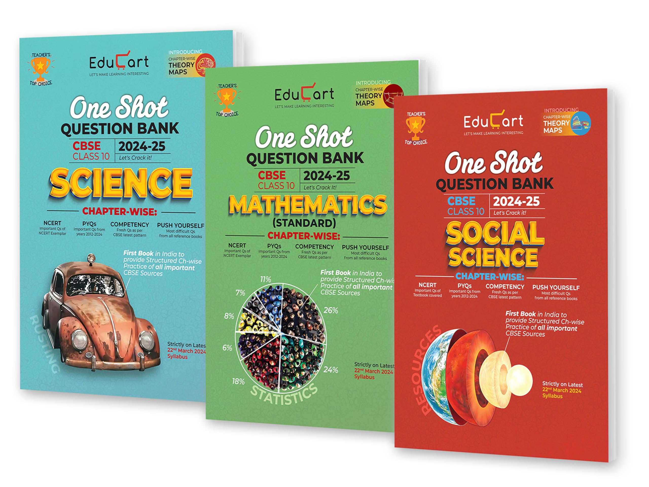 Buy Educart CBSE Class 10 One Question Bank 2024-25 Science ...