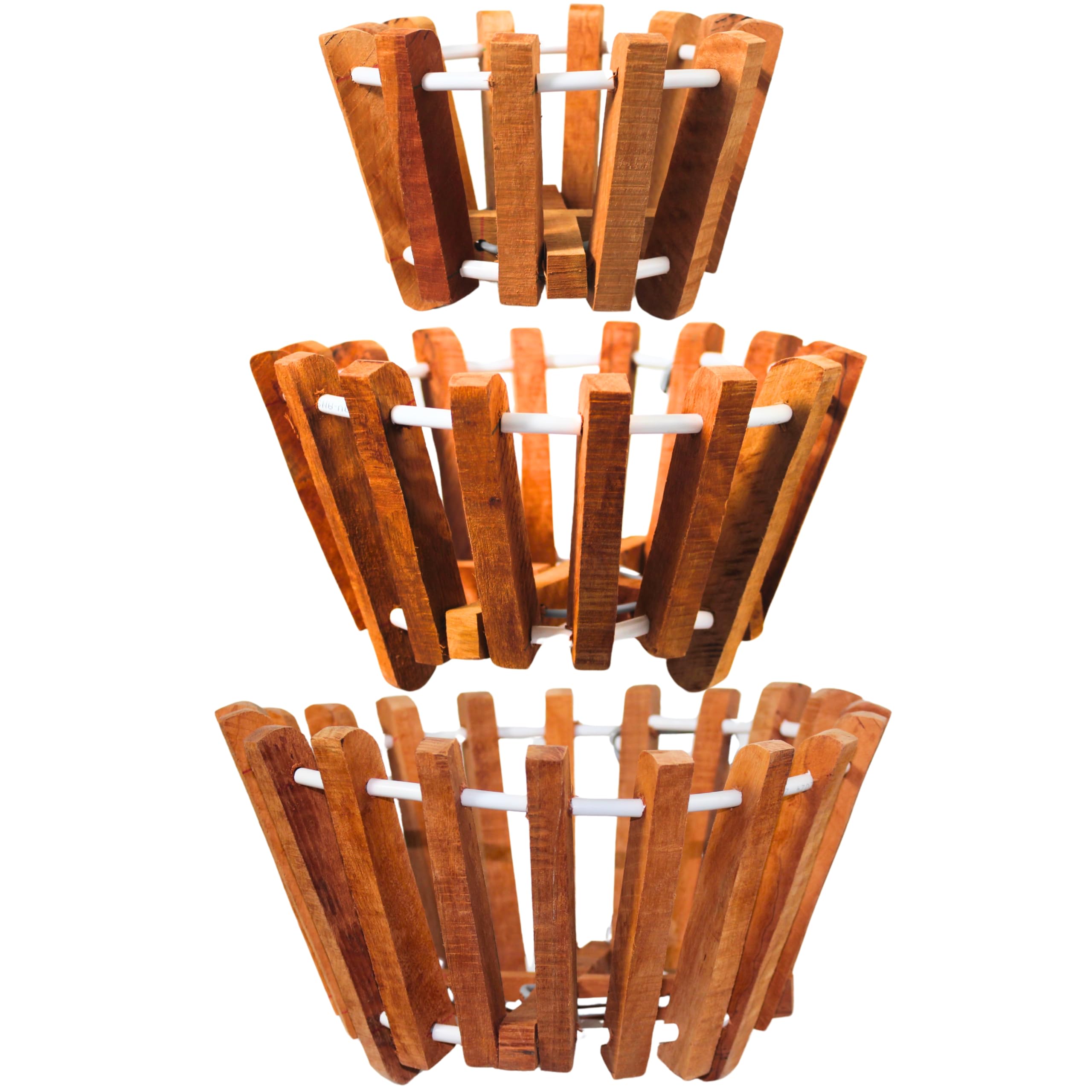 Amazon.com: Set of 3 Rustic Specialist Orchid Growing Baskets for ...