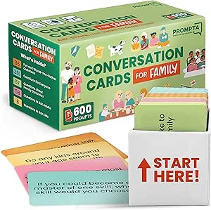 Amazon.com: Conversation Cards for Families – Fun Card Games for ...
