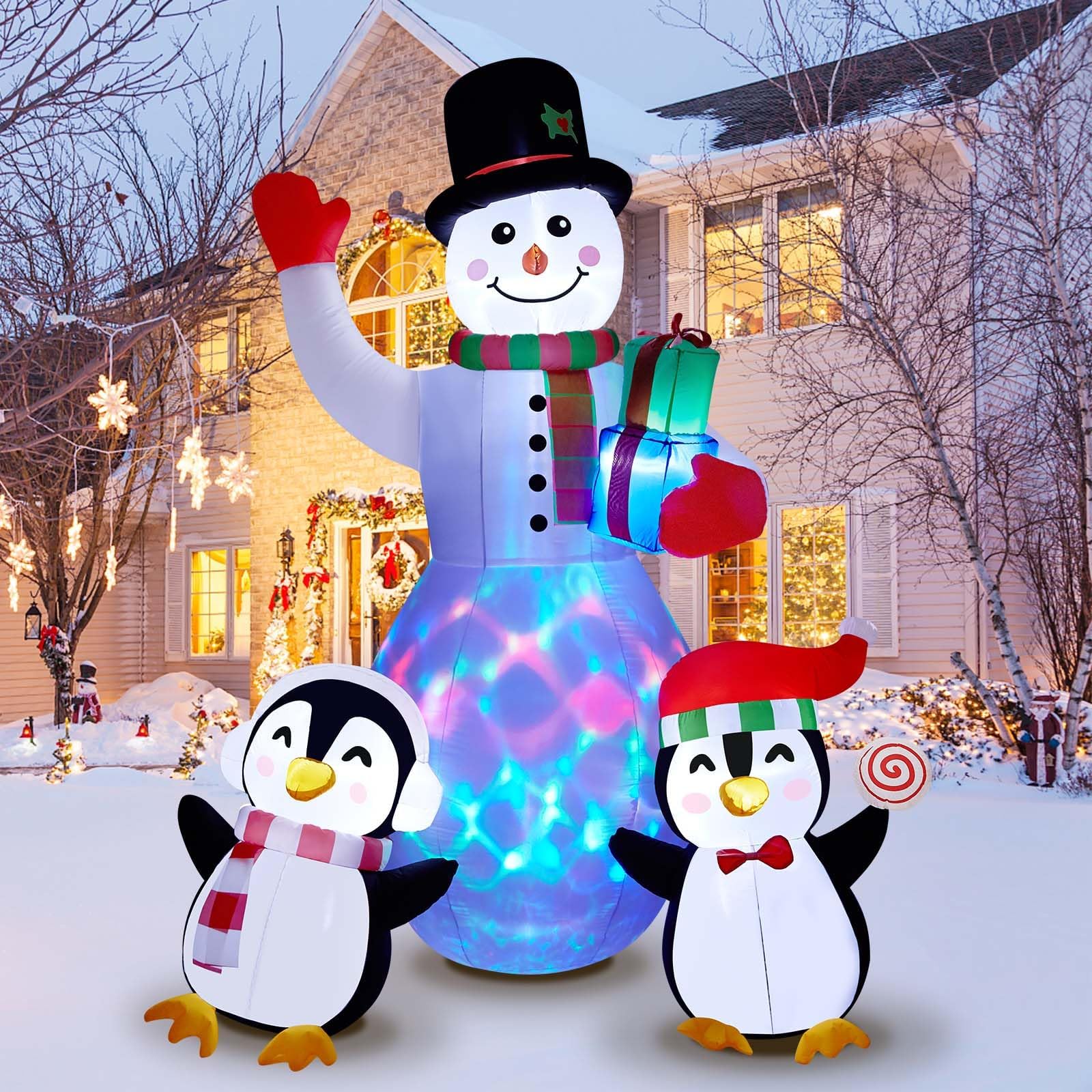 Amazon.com: Lightilunar Inflatable Easter Egg Blow Up Yard Decorations ...