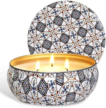 McNory Velas aromáticas de citronela en lata, 425 g, 100% cera de soja ...