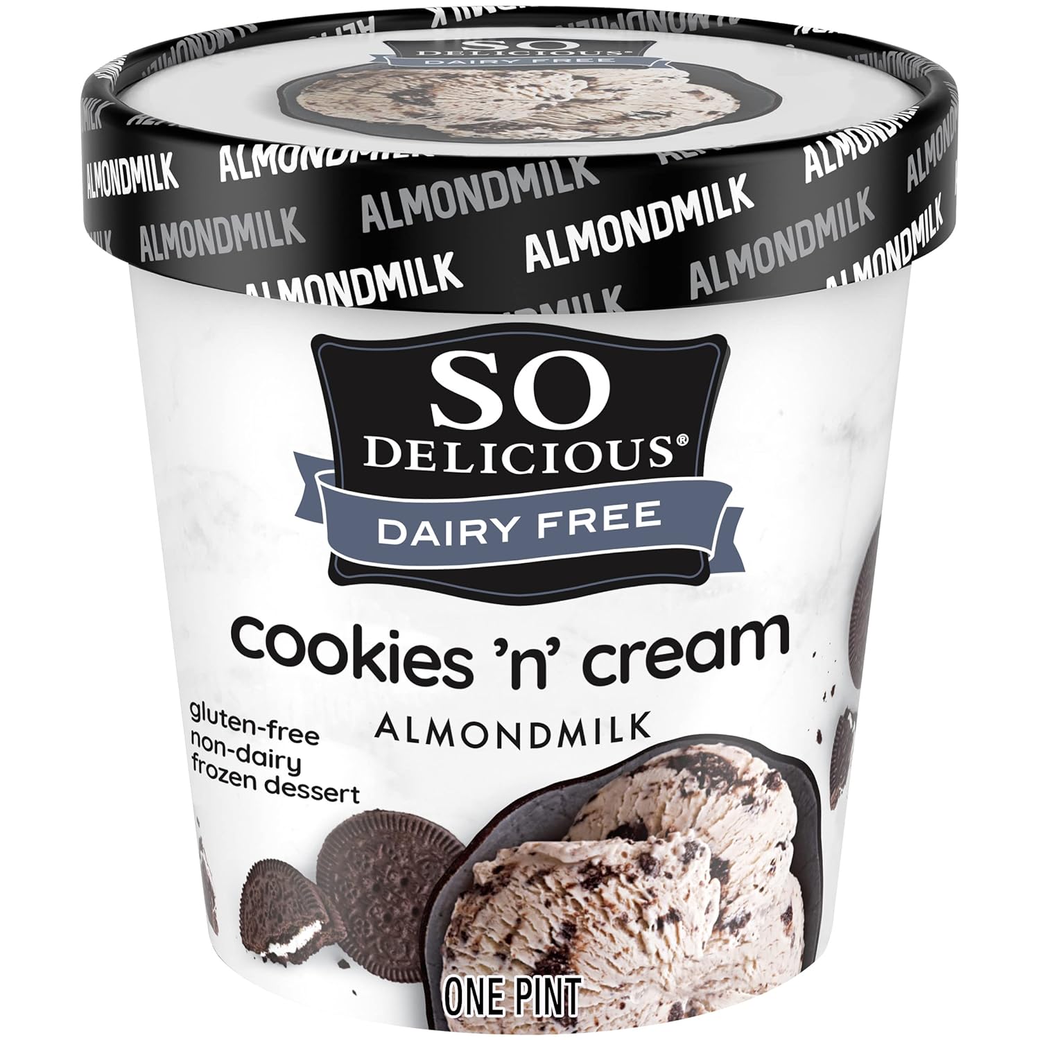 Amazon.com: So Delicious, Cookies And Cream Almond Milk Ice Cream, 16 ...