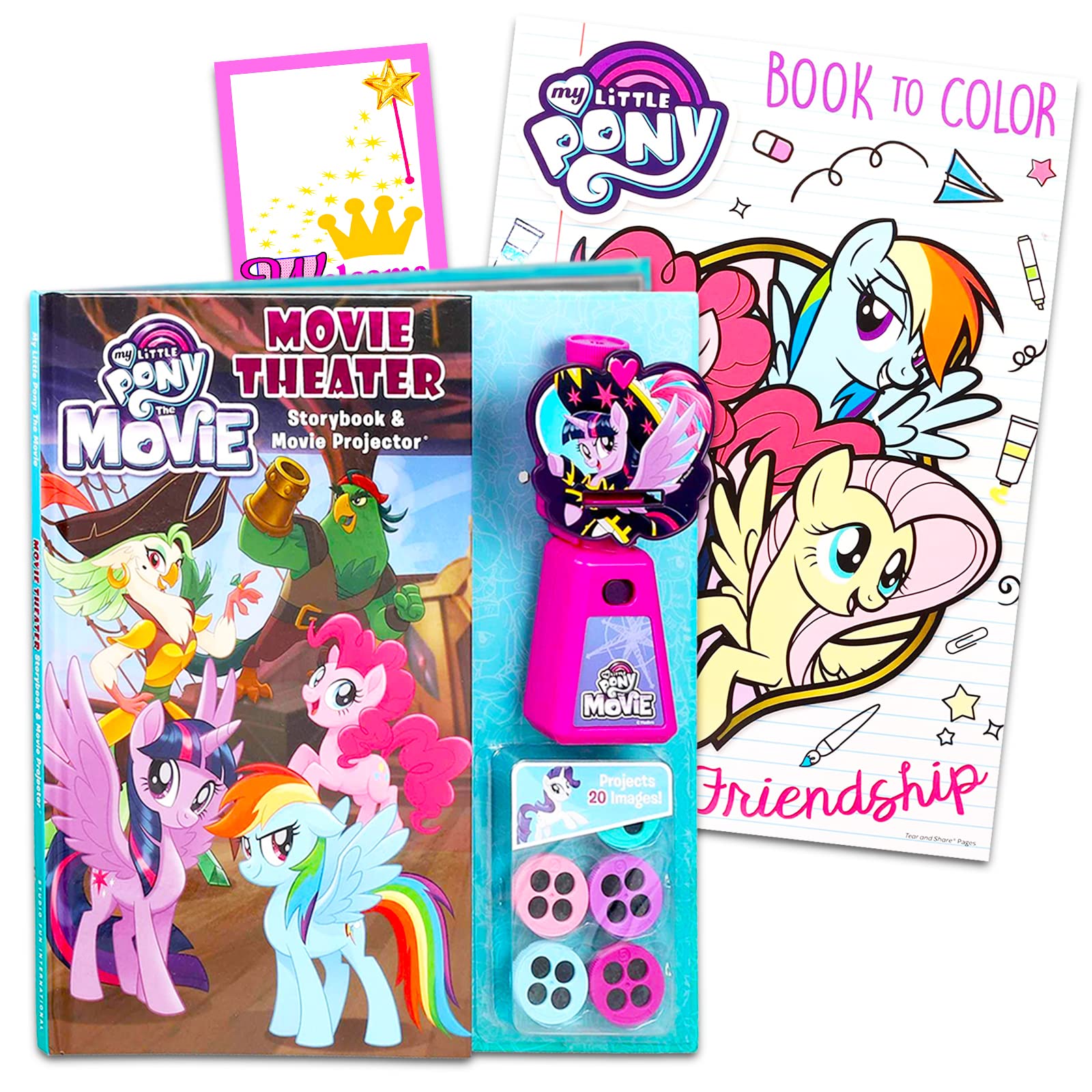 Buy My Little Pony Storybook Movie Theater for Girls -- 3 Pc MLP ...