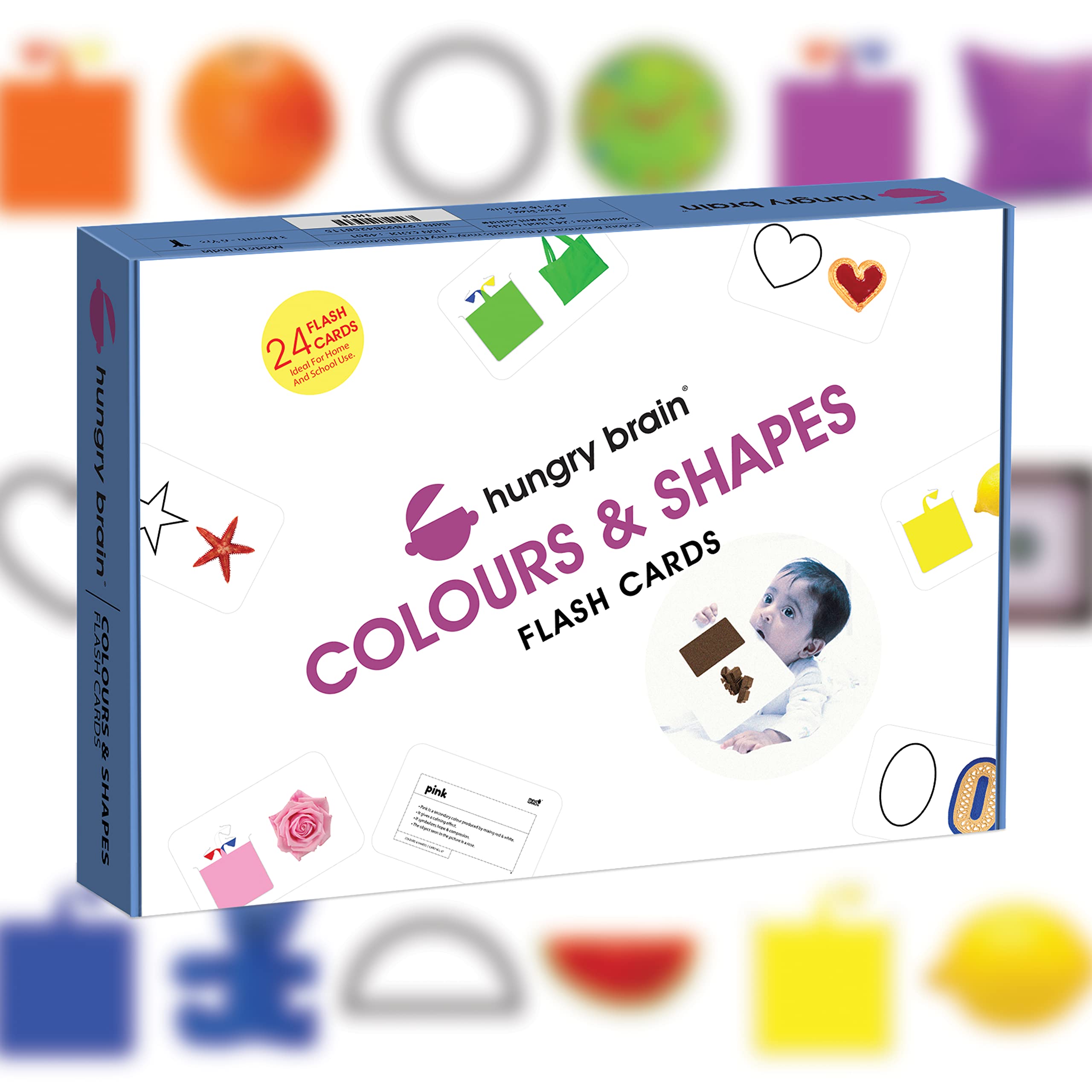 Buy Hungry Brain Flash Cards (Color & Shapes) Online at desertcartINDIA