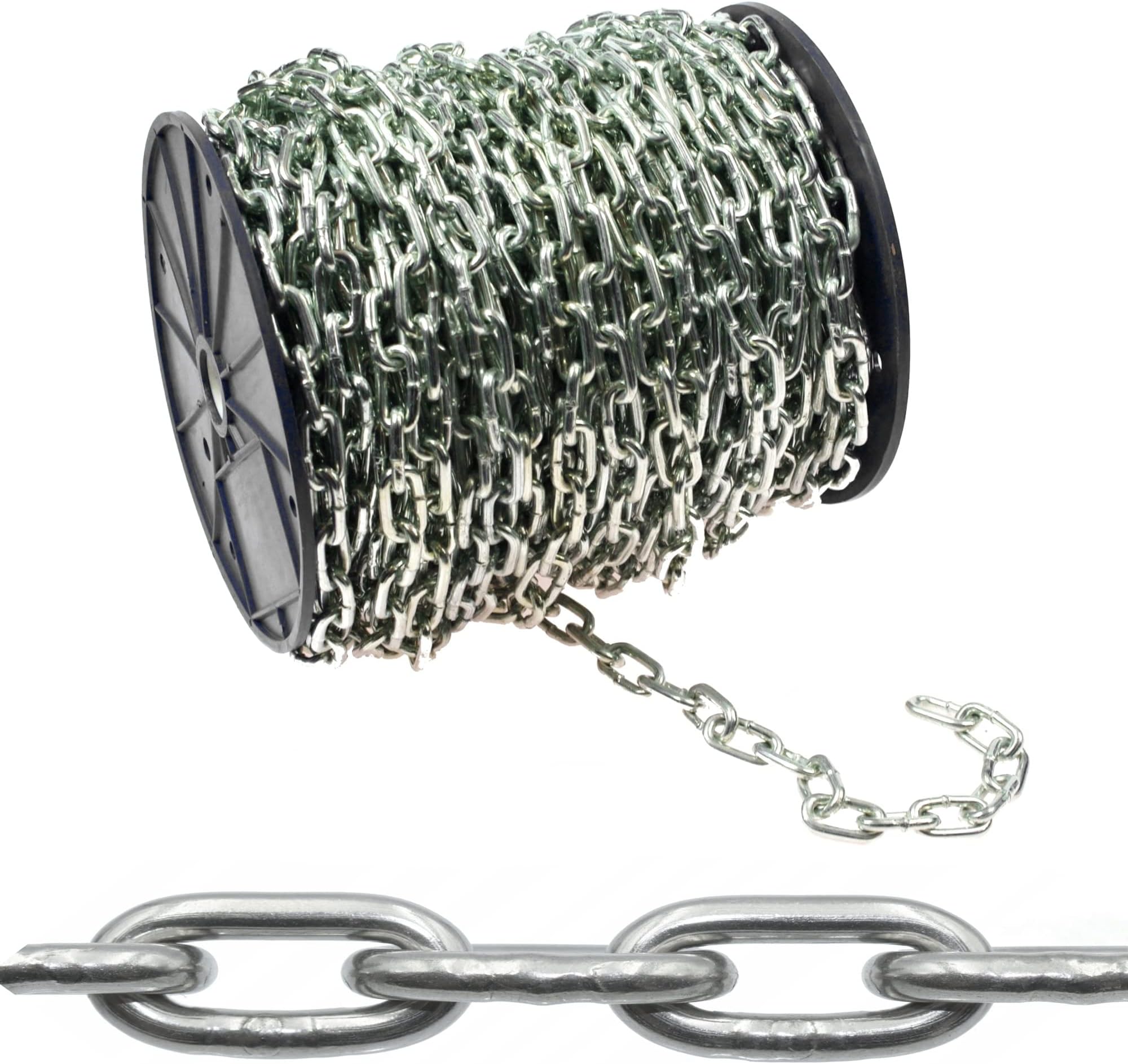 Faithfull FAICHJCUT16Z Jack Chain Zinc Plated Steel 2.5M Length 1.6mm ...