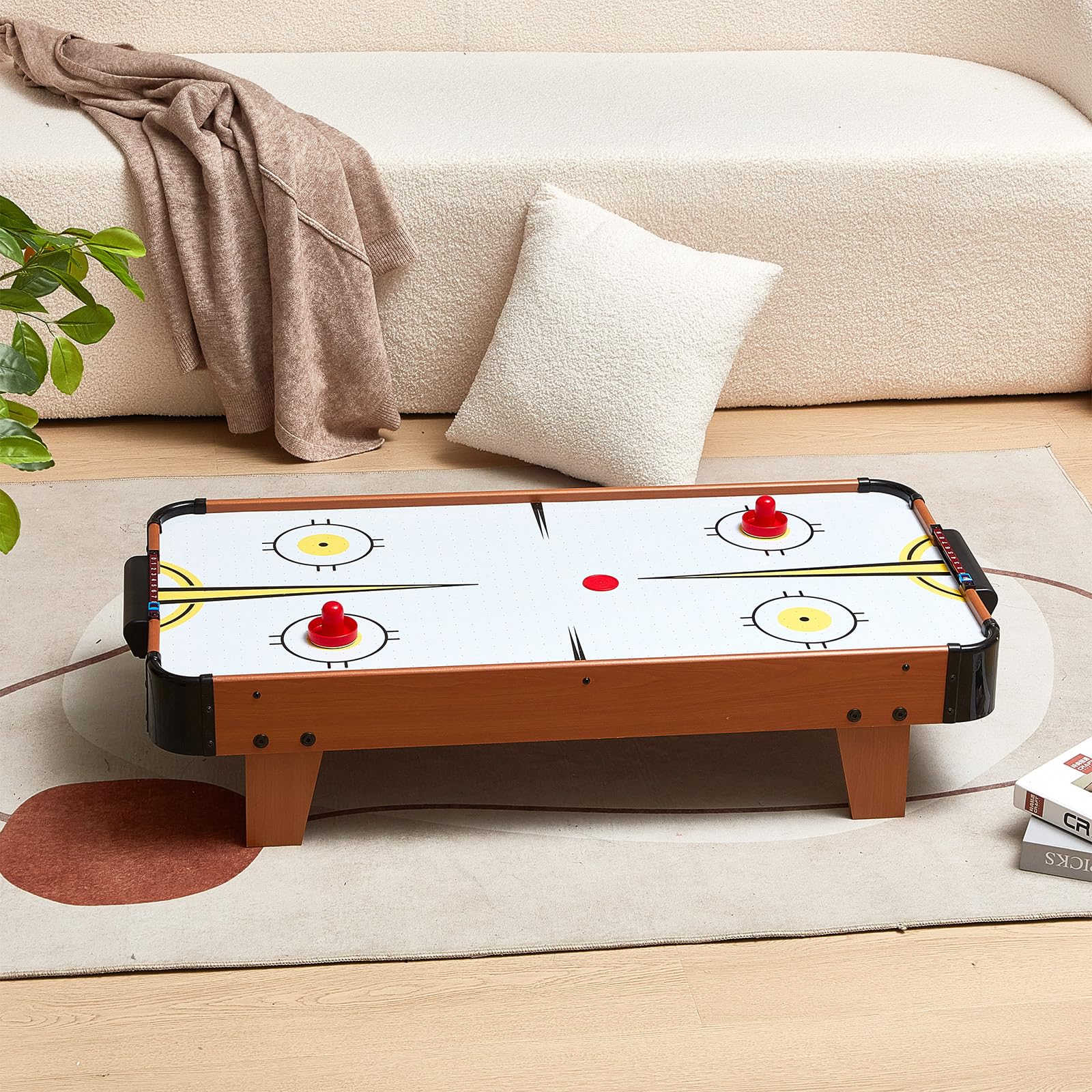 Leyndo 38 Inch Hockey Table Electronic Scoring Sports Hockey Game ...