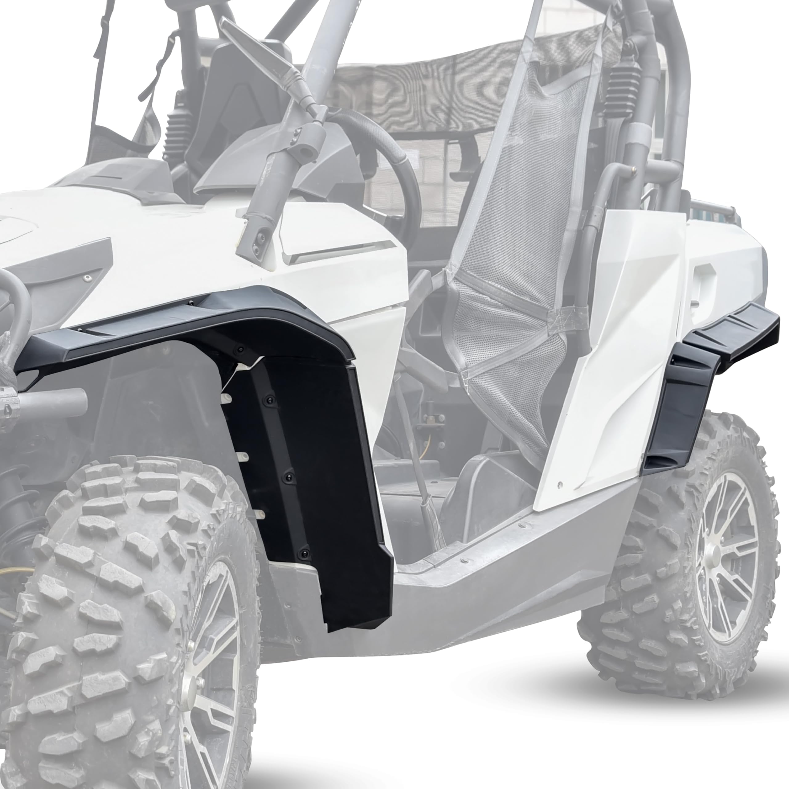 SAUTVS Extended Fender Flares Mud Flaps Wider XXL Mud Guards Extension ...