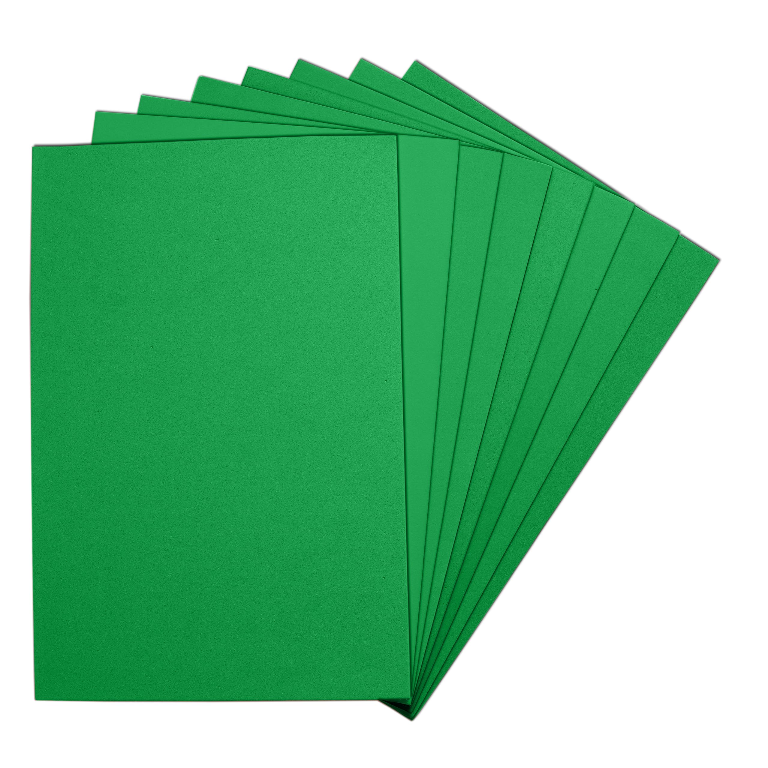 Amazon.com: Green EVA Foam Sheets, 6 x 9 Inch, 2mm Thick – Foam Paper ...