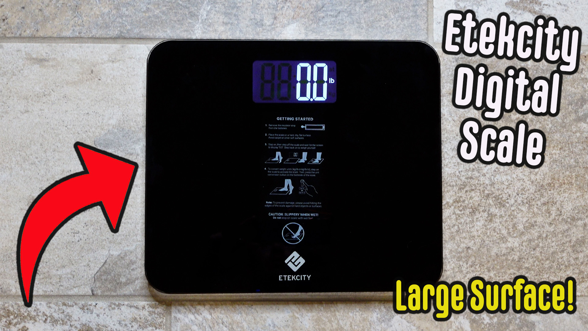 Watch Etekcity Digital Bathroom Scale Review on Amazon Live