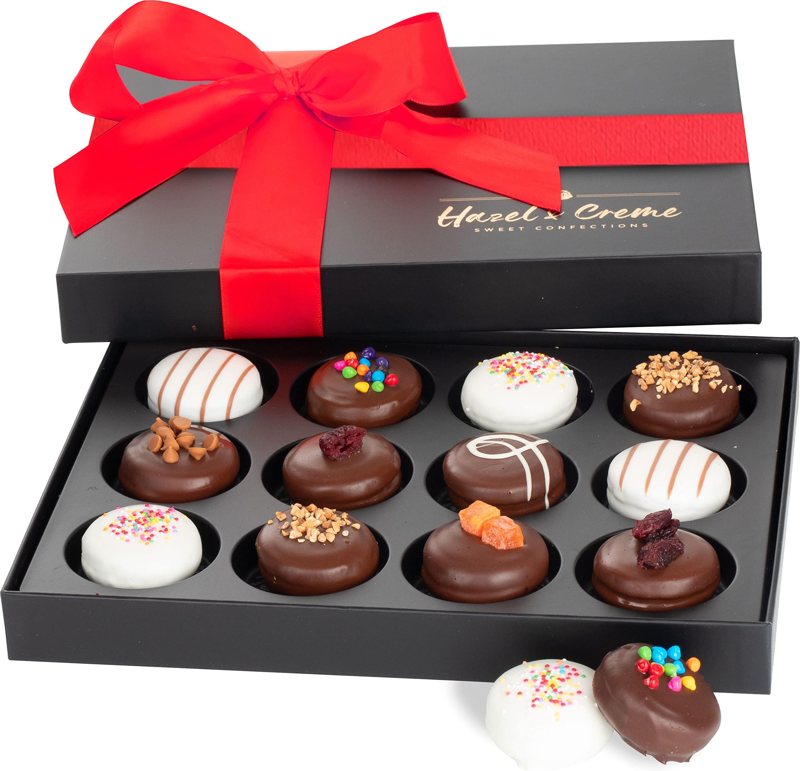 Amazon.com: Cookies Gift Basket - Dark Chcolate Cookie Gift Box for ...