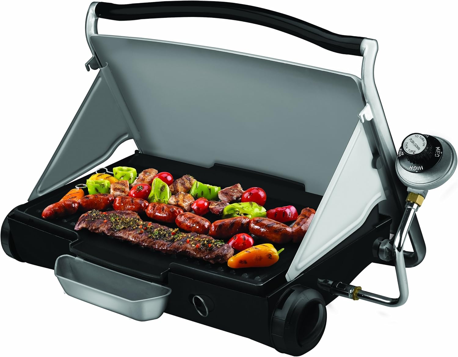 Amazon.com : George Foreman GP200 George 2Go Portable Propane Grill and ...