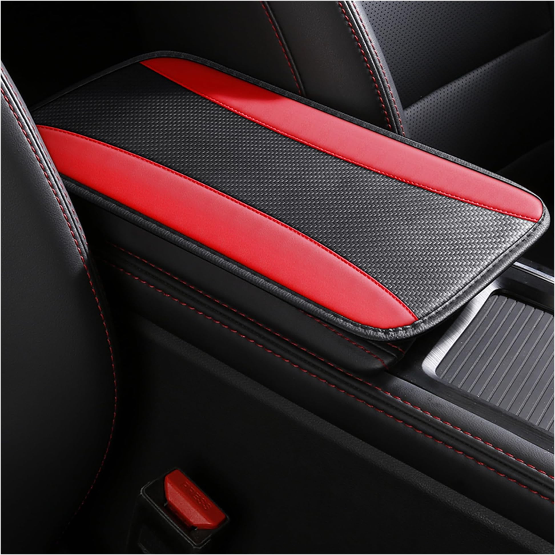 Amazon.com: IHOTDER Stylish Car Center Console Cover,PU Leather Car ...