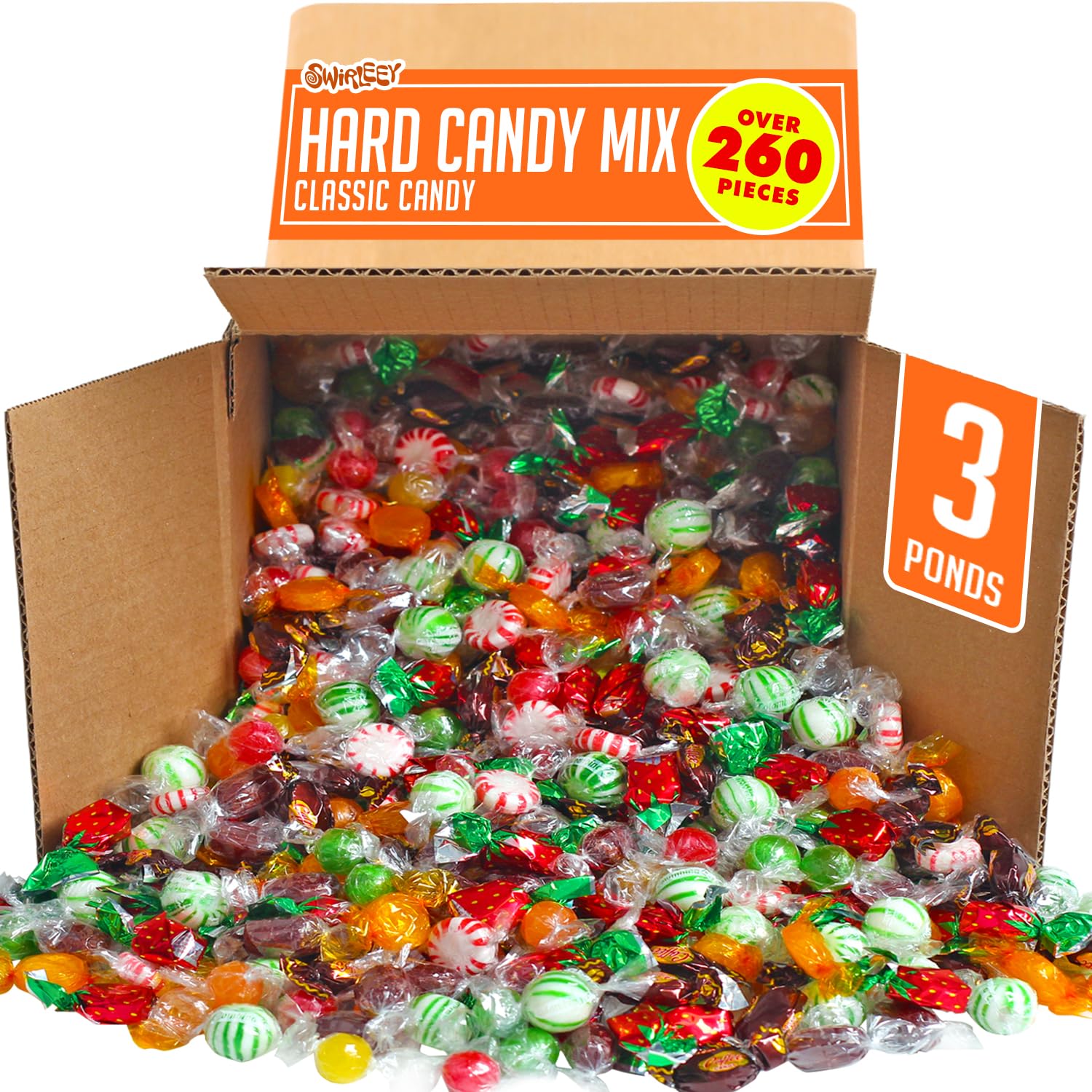 Amazon.com : Hard Candy Assortment - 3 Pounds - Big Bulk Office Hard ...
