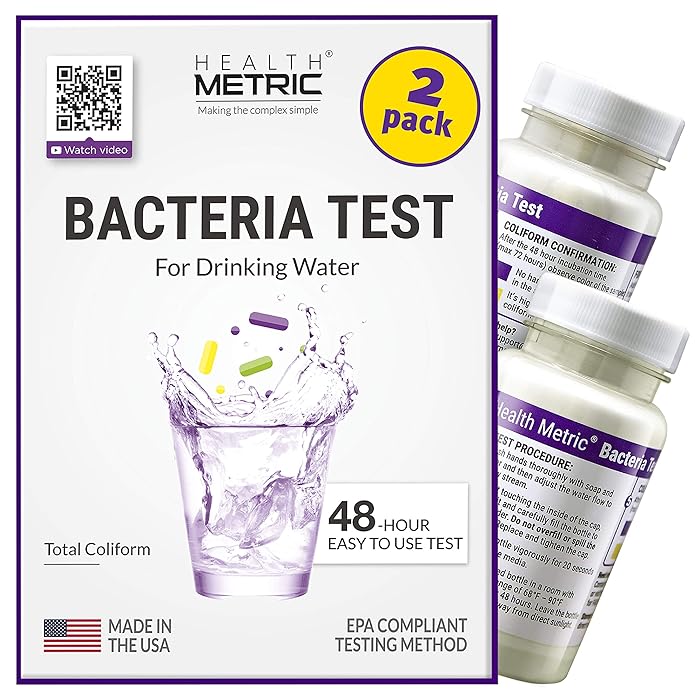 Buy Coliform Bacteria Test Kit For Drinking Water Easy To Use 48 Hour Water Quality Testing