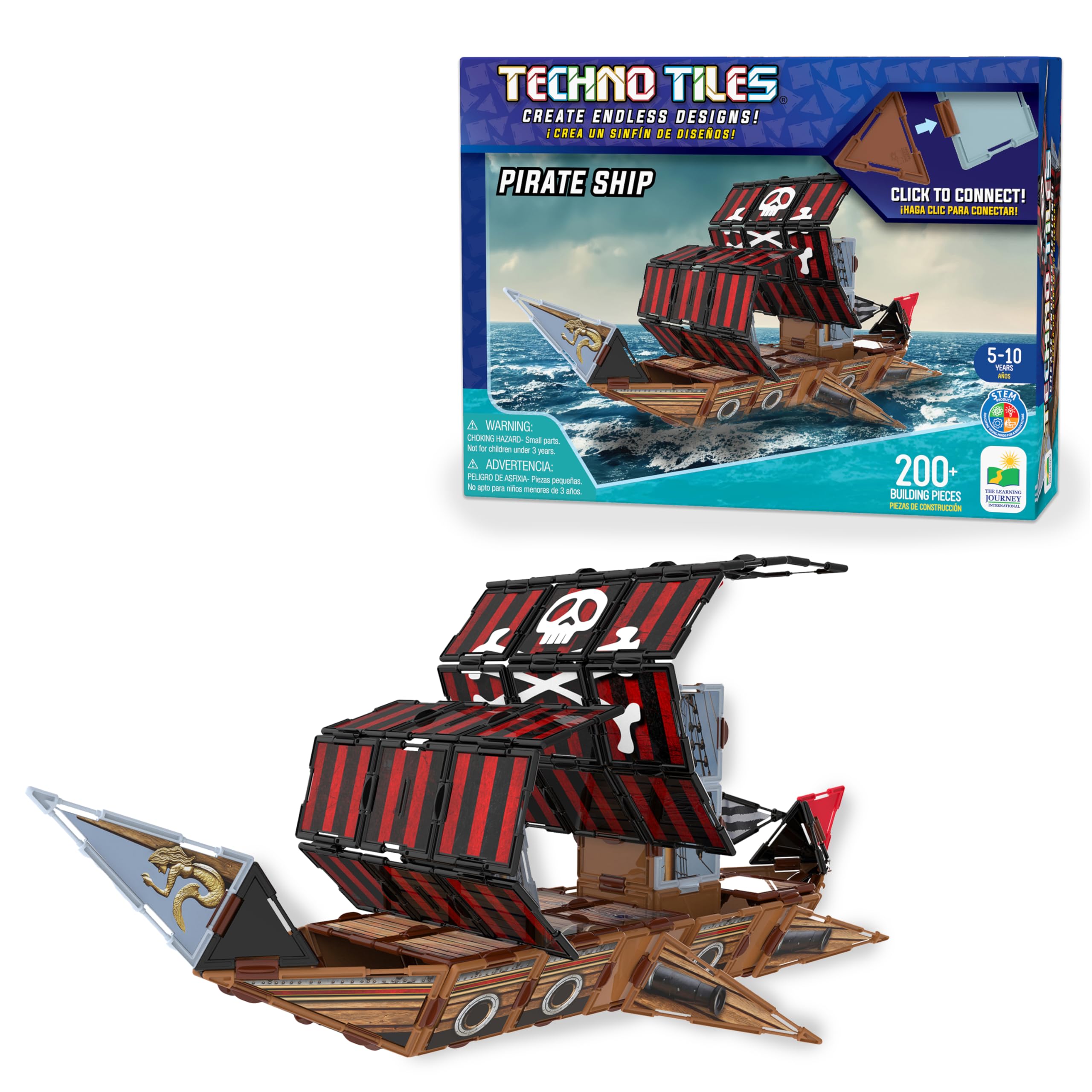 Amazon.com: The Learning Journey Techno Tiles - Pirate Ship ...
