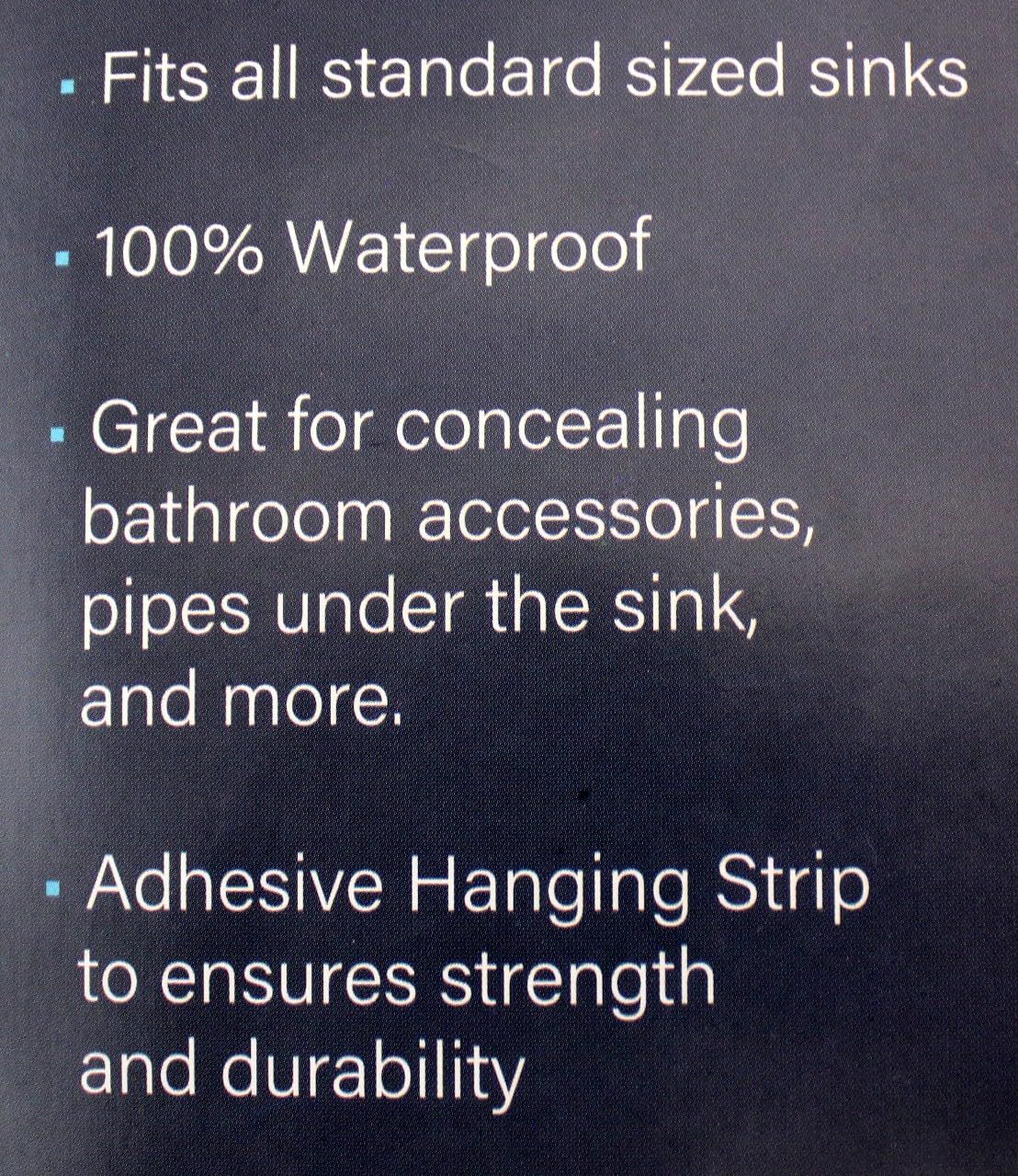 Snapklik.com : Diamond Stitch Fabric Bathroom Sink Skirt Utility Sink ...