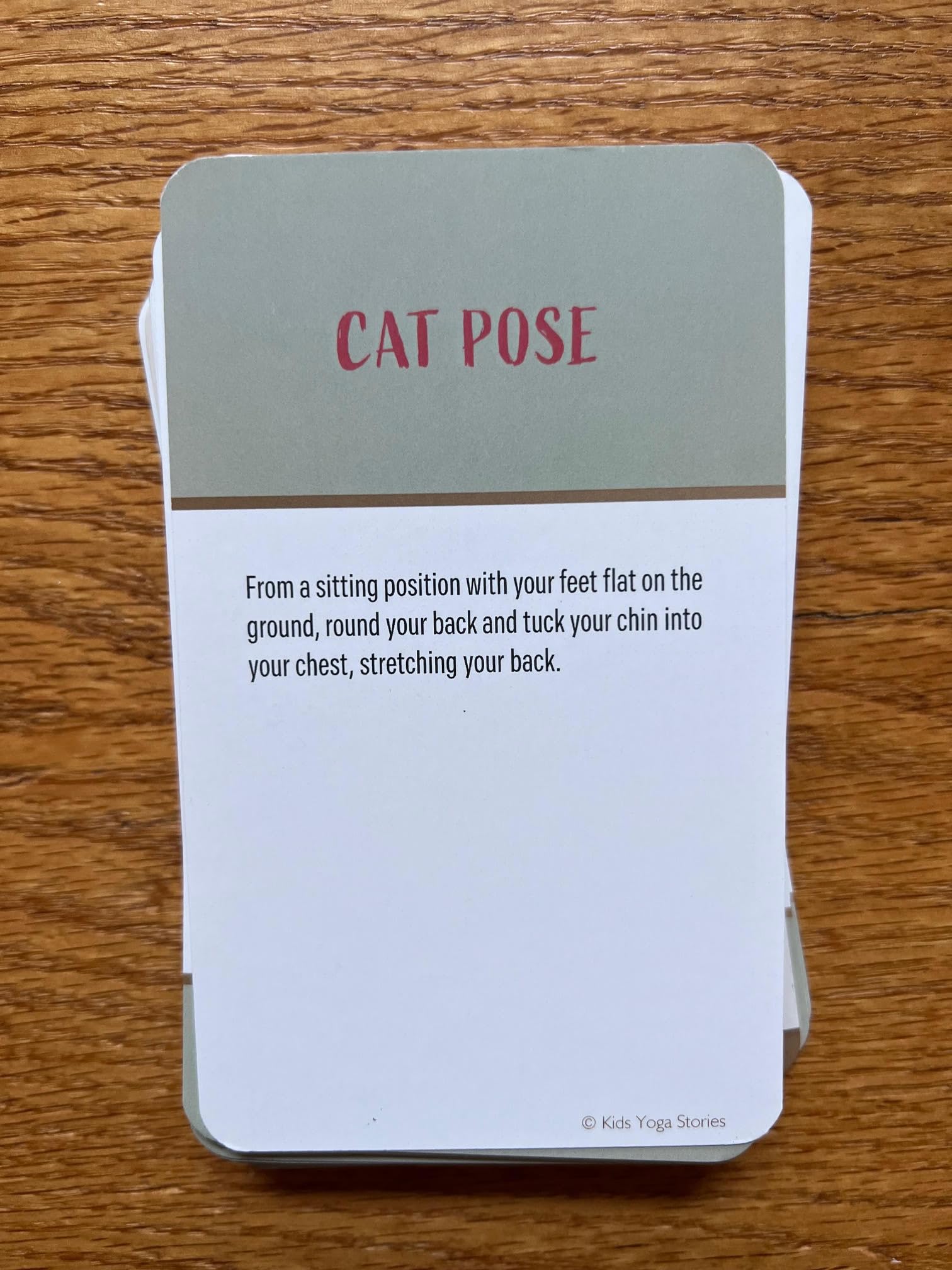 Kids Yoga Poses Chair Yoga Cards For Kids - 40 Pose Cards For Classroom ...
