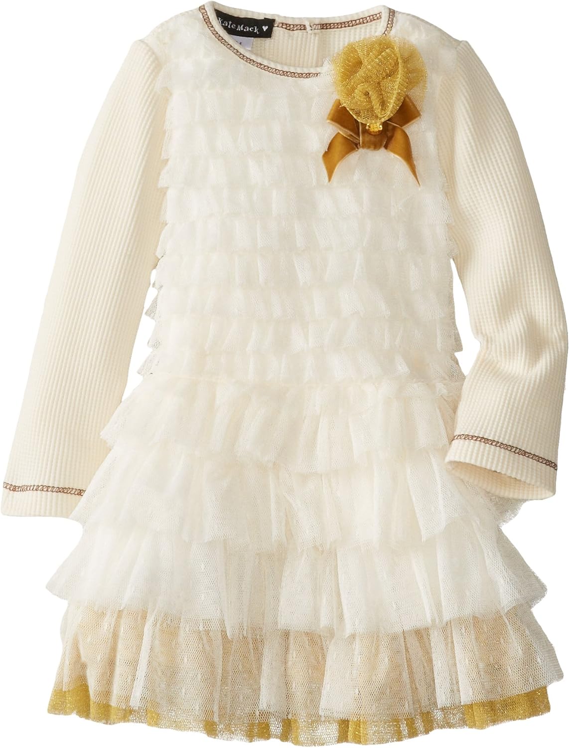Amazon.com: Kate Mack Baby Girls' Long Sleeve Dress with Netting ...