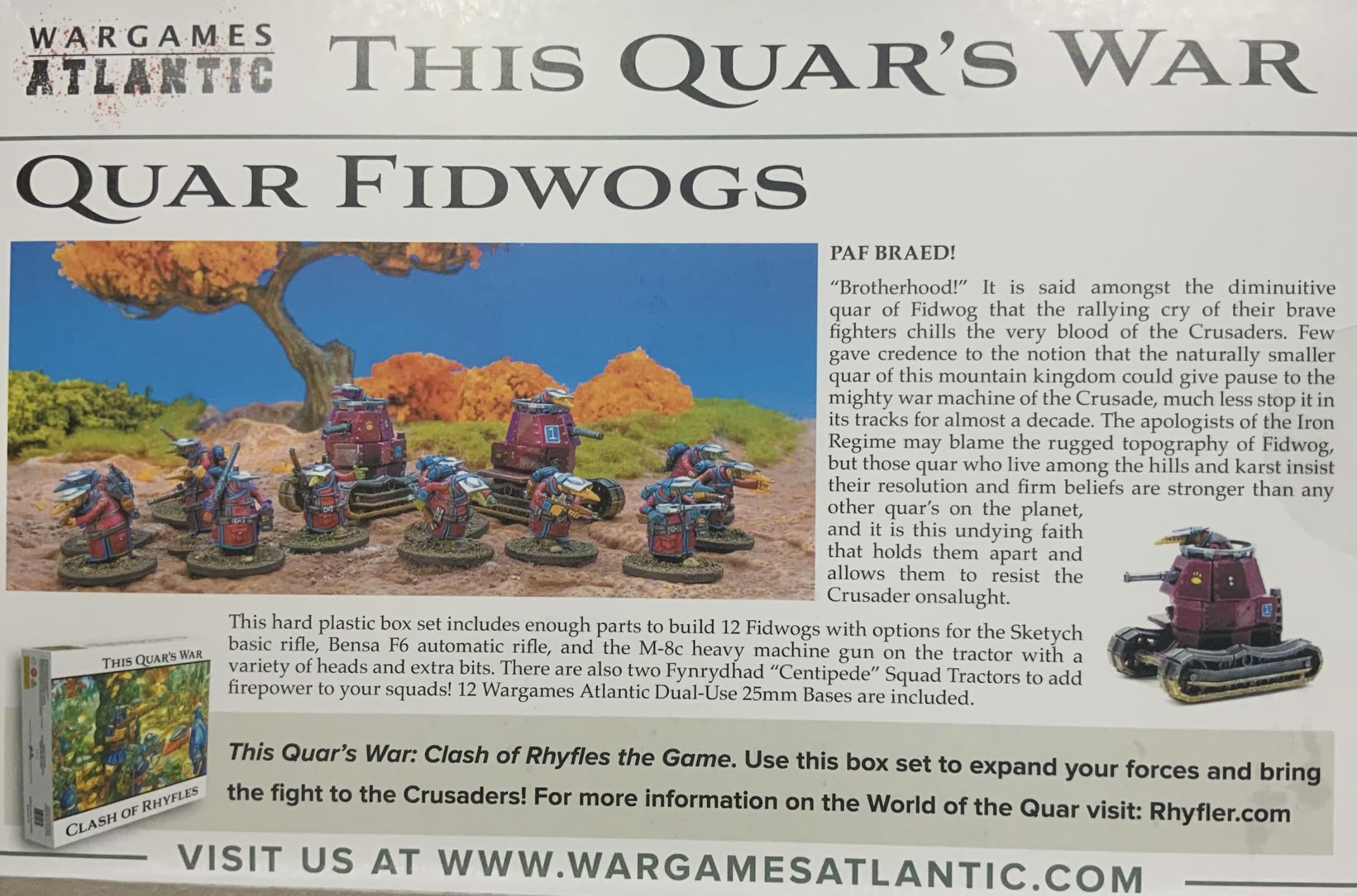 Wargames Atlantic, This Quar’s War, Quar Fidwog Infantry, 28mm Hard ...