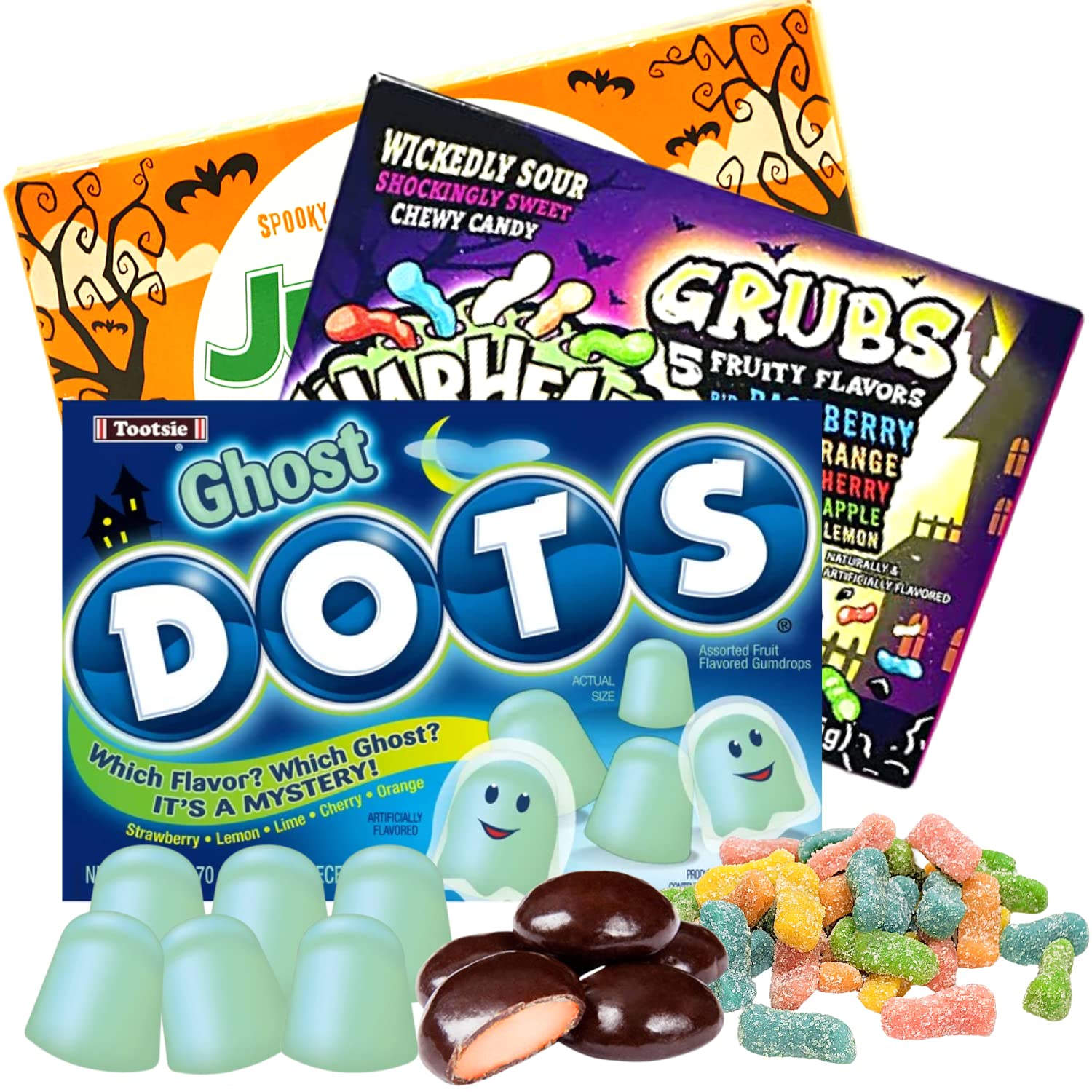 Buy Halloween Haunted Theater Box Candies, Junior Mints, Ghost Dots ...