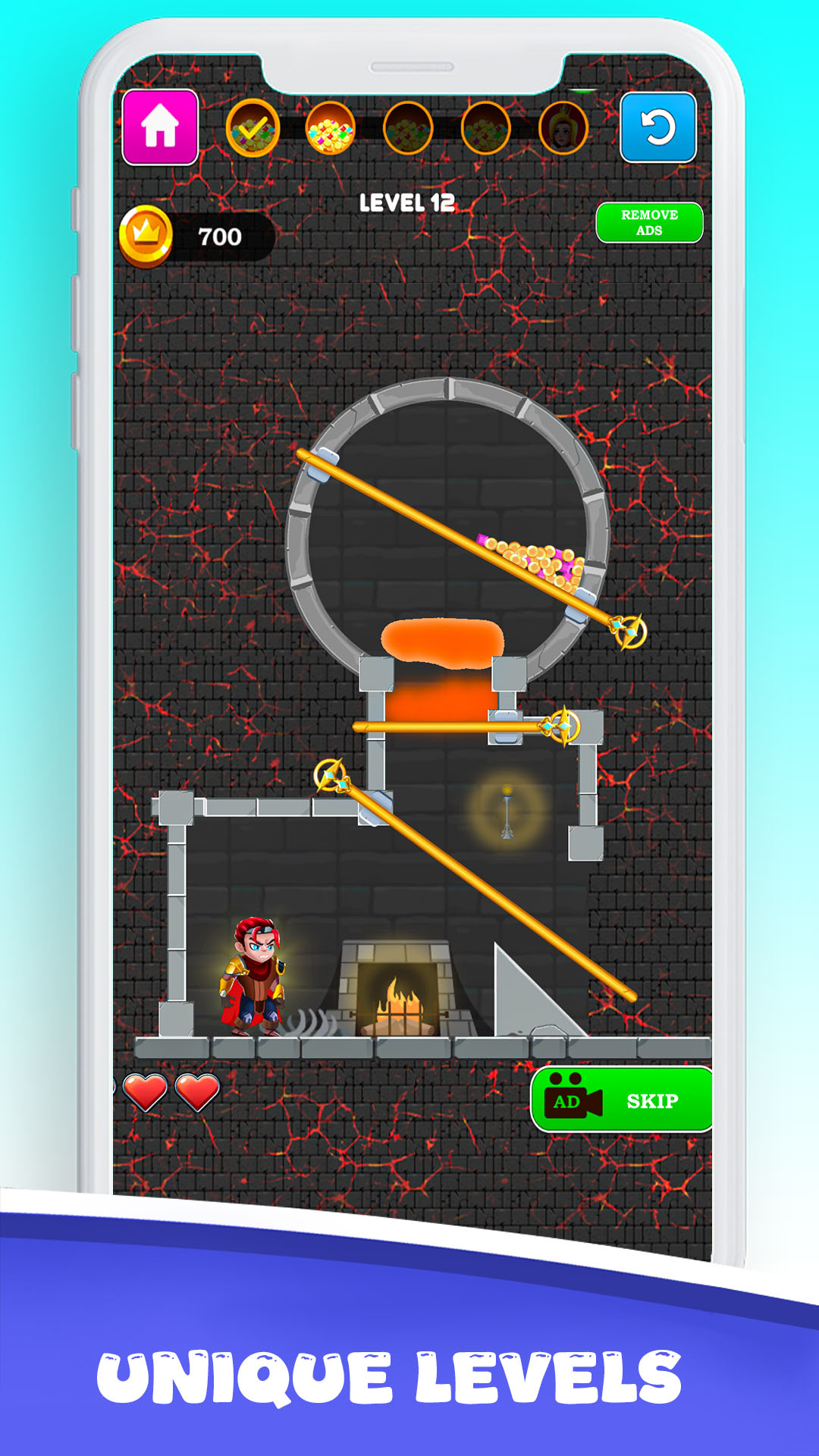 Pull the Pin: Rescue Hero & Treasure Puzzle - App on Amazon Appstore