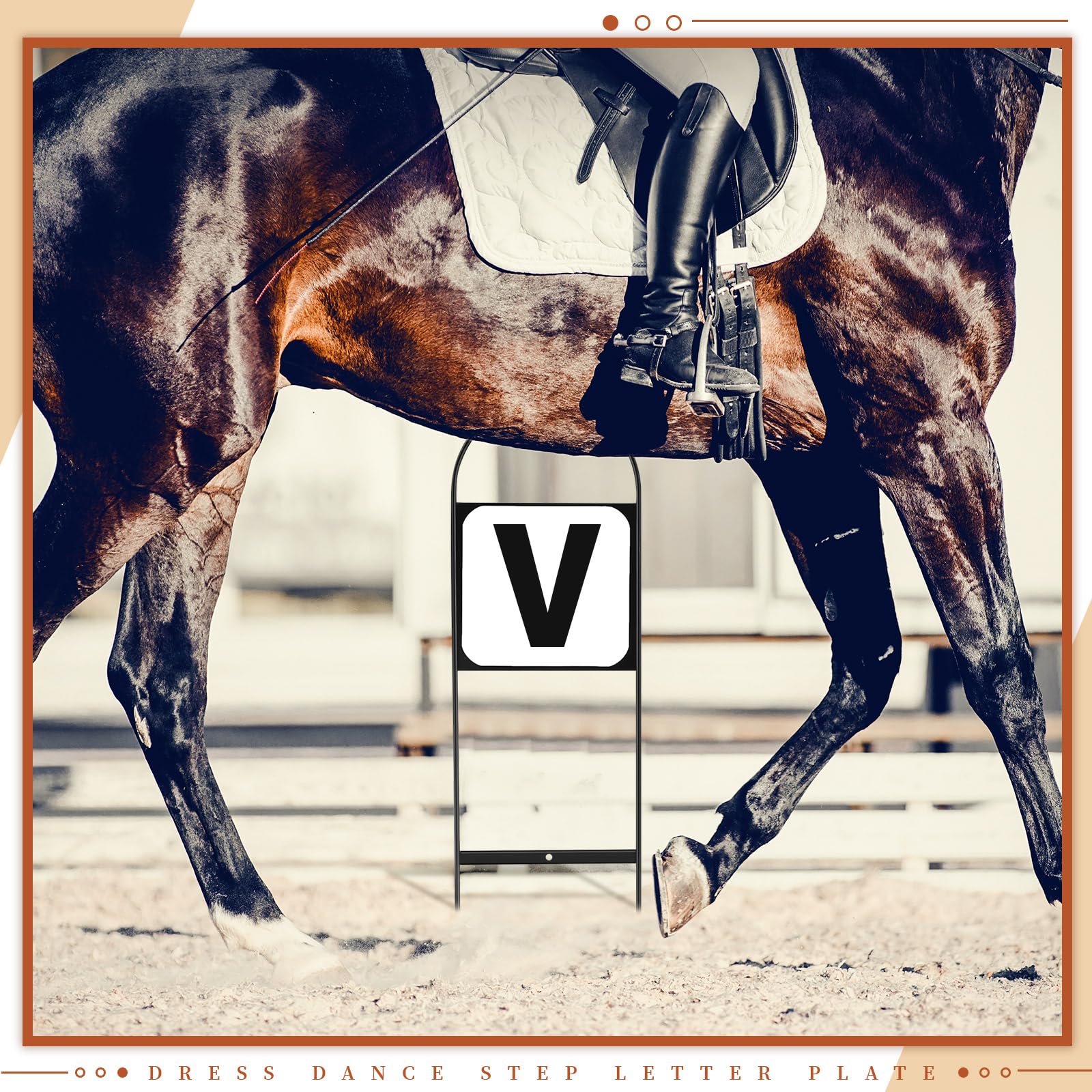 Snapklik.com : Soaoo 4 Pcs Dressage Letters Arena Markers Dressage ...