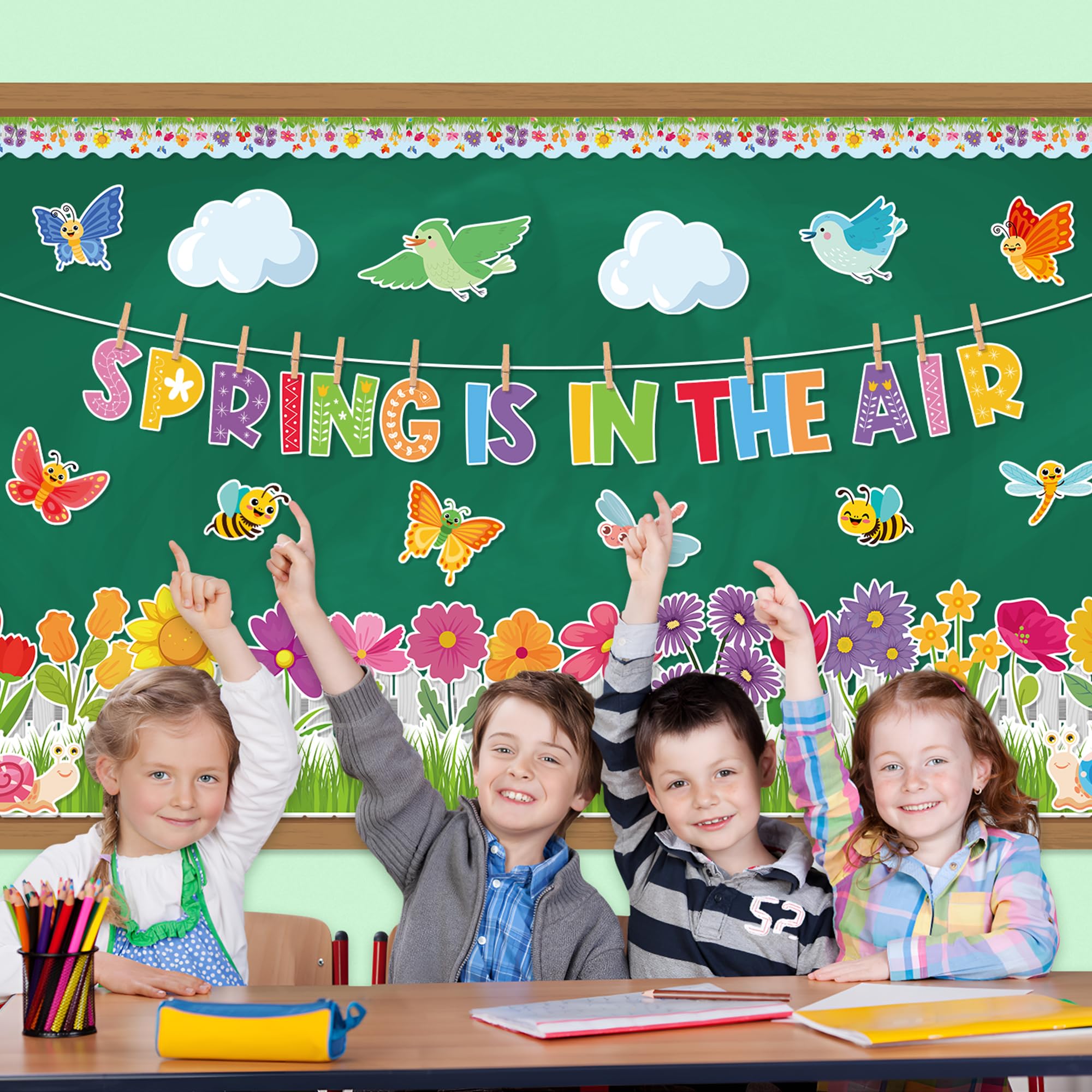 Snapklik.com : Easter Spring Sky Cutouts - 119P Spring Is In The Air ...