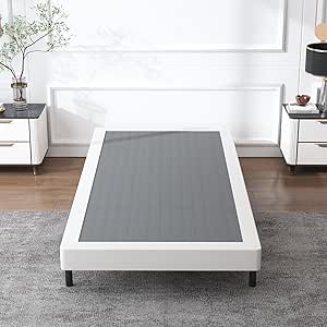 XINXINYAN Box Spring Twin 4 Inch, Heavy Duty BoxSpring Twin, Sturdy Box ...