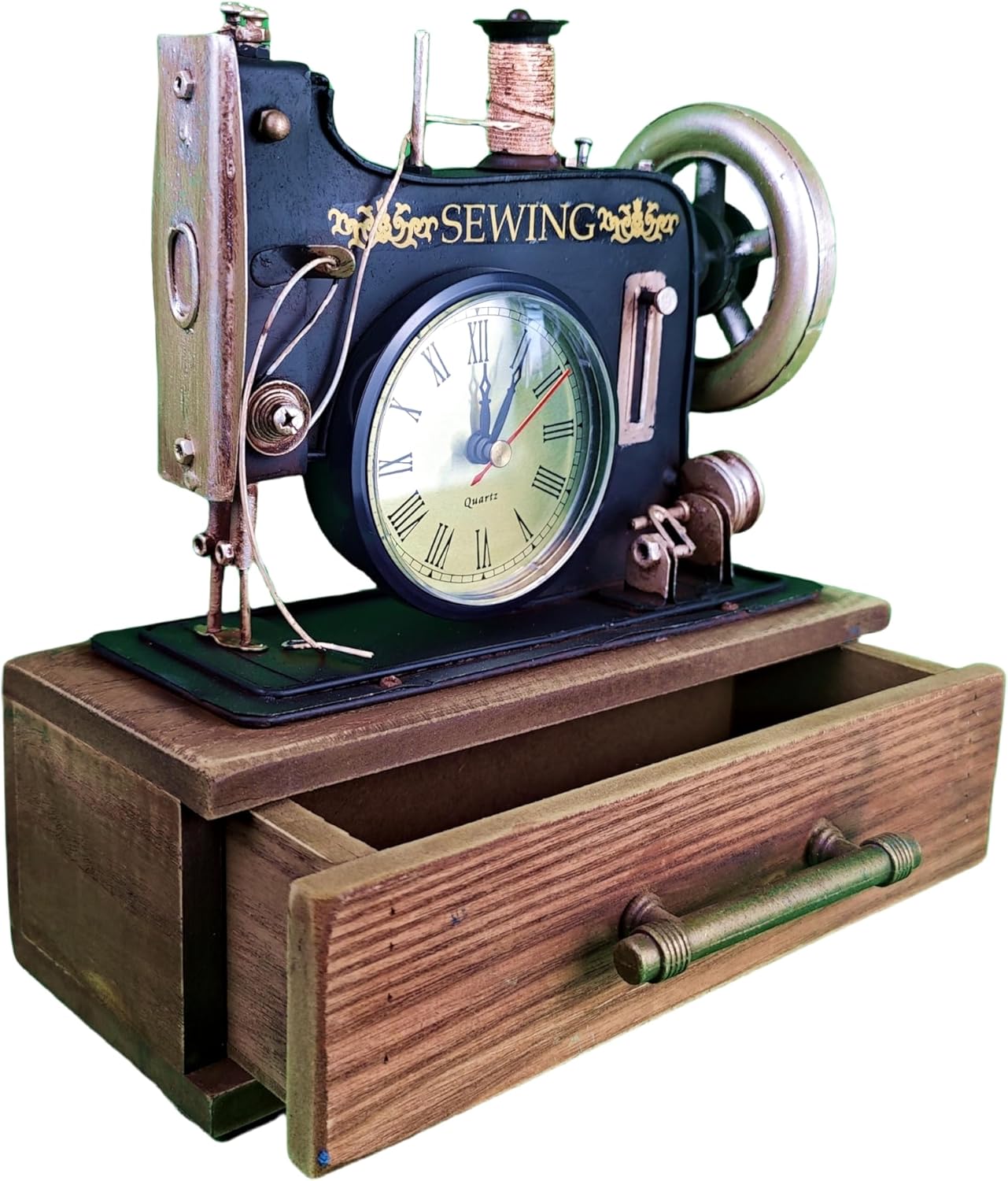 Amazon.com: TRABEATOGA Vintage Style 1920'S Decorative Sewing Machine ...