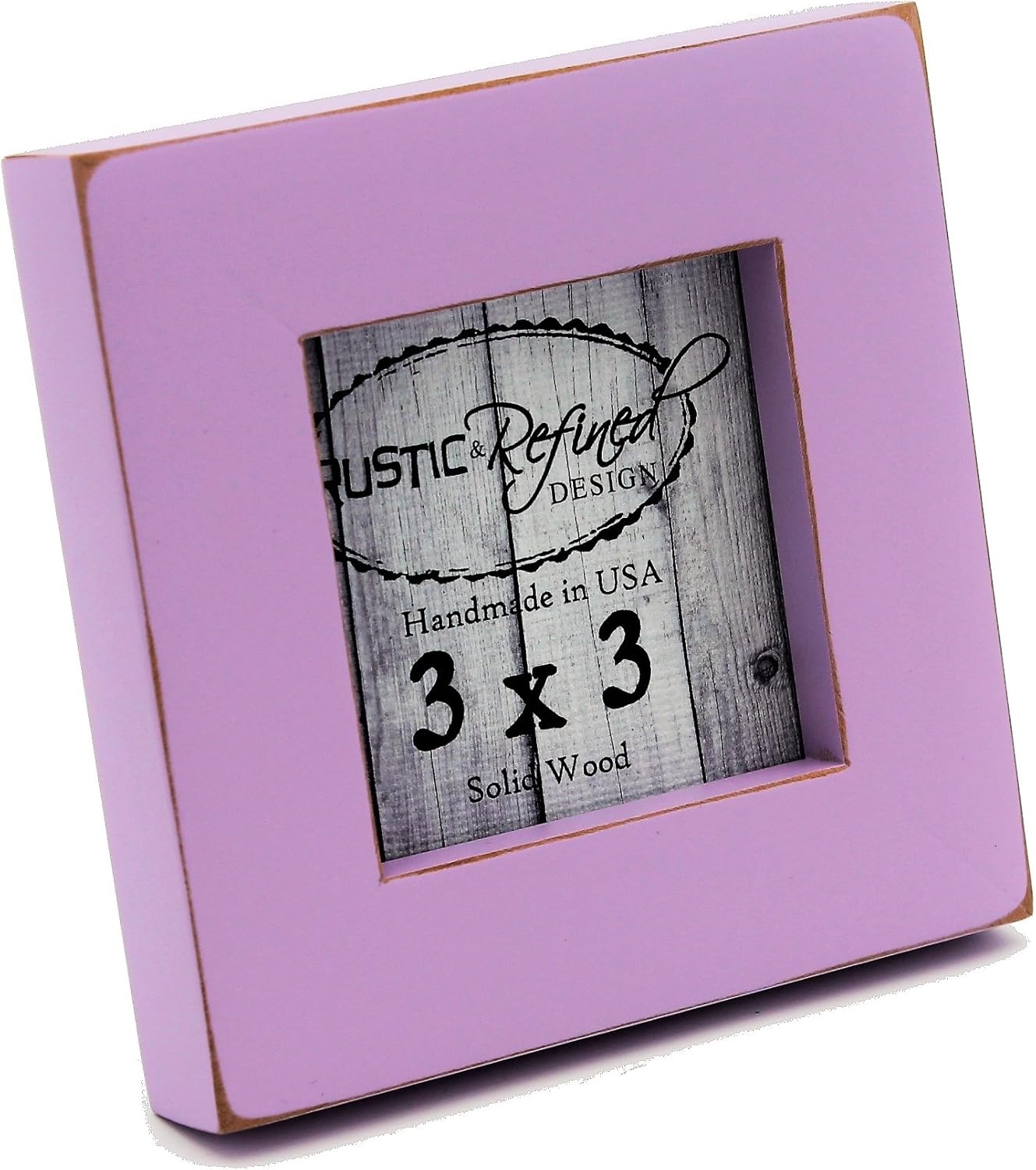 Amazon.com - Rustic and Refined Design 3x3 Solid Wood Made in USA ...