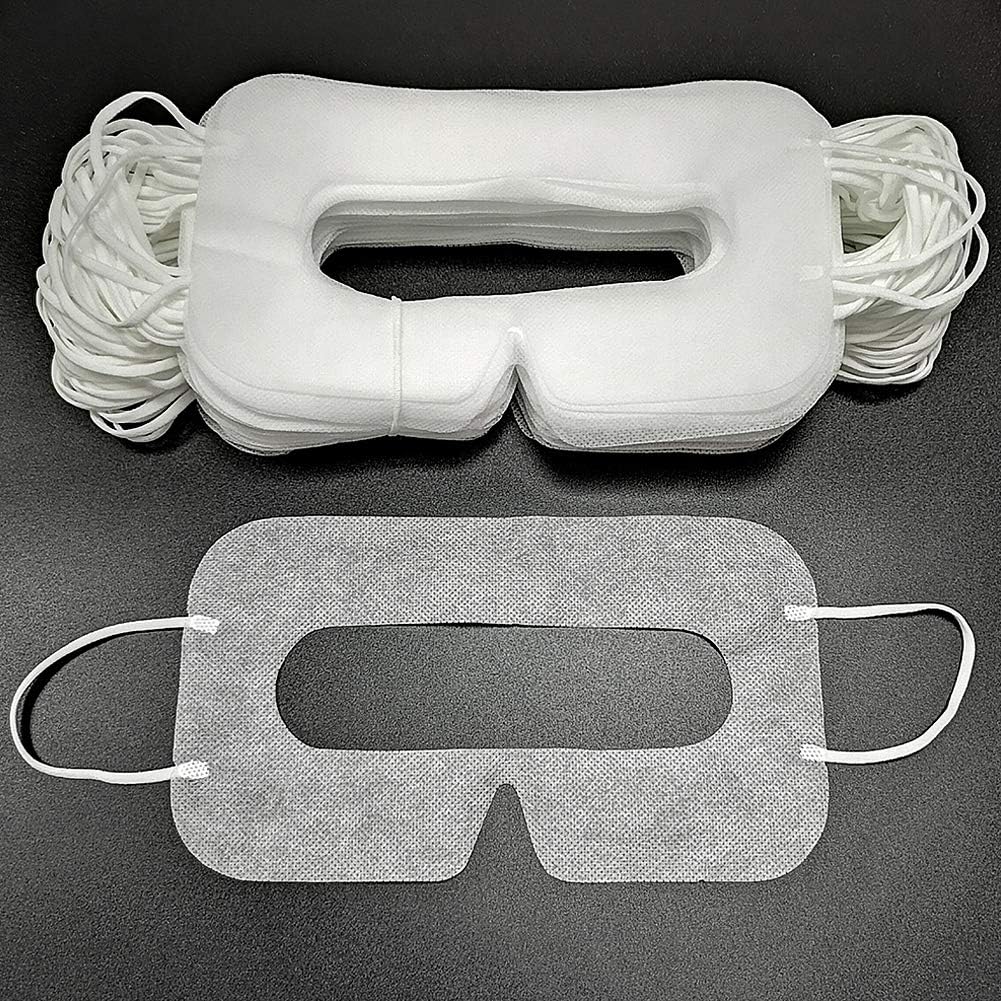YinQin 50PCS Disposable VR Face Mask VR Headset Mask Cover Sanitary VR ...