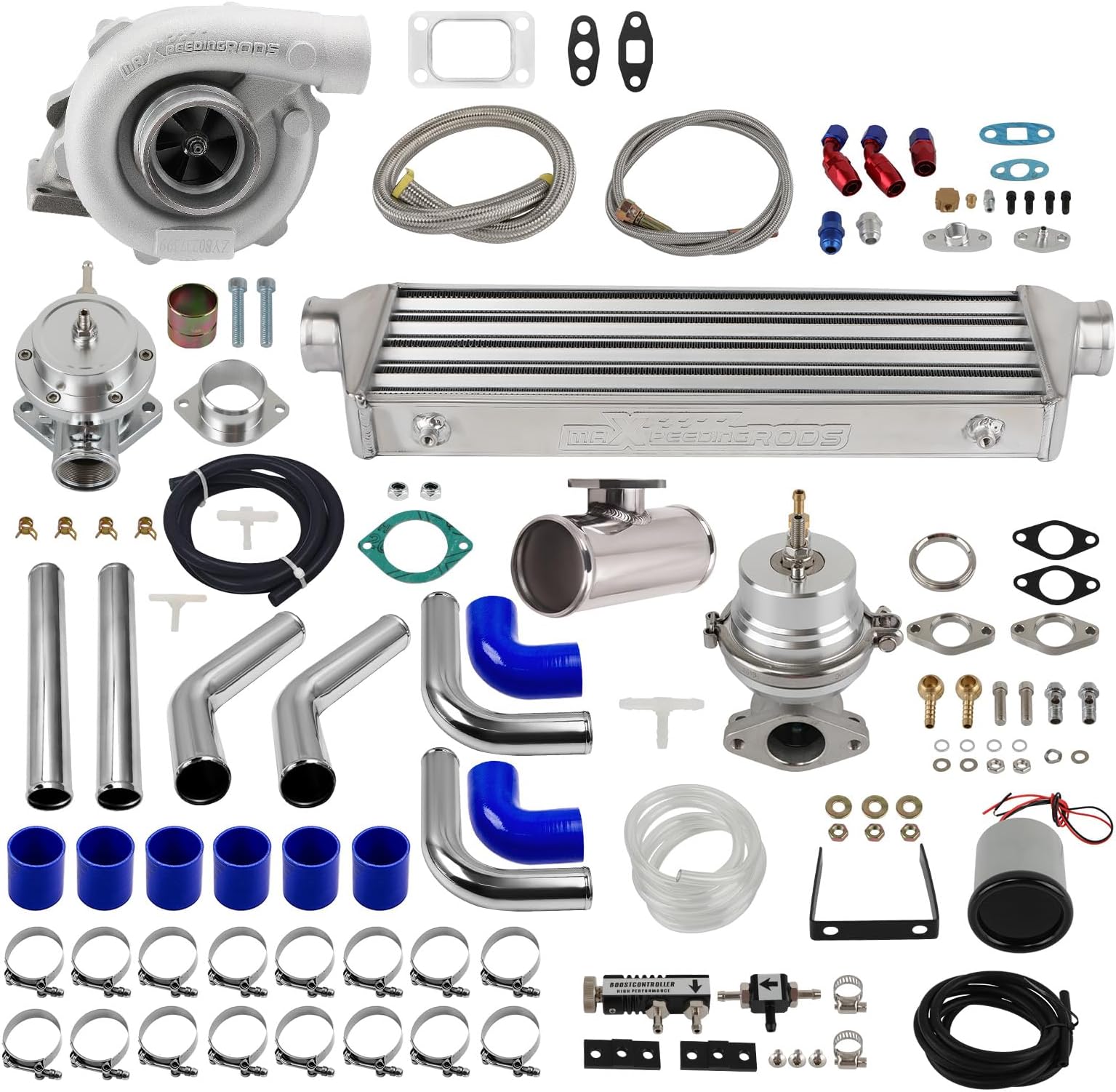 maXpeedingrods New T3 T4 T04E Universal Turbocharger Kit Stage III ...