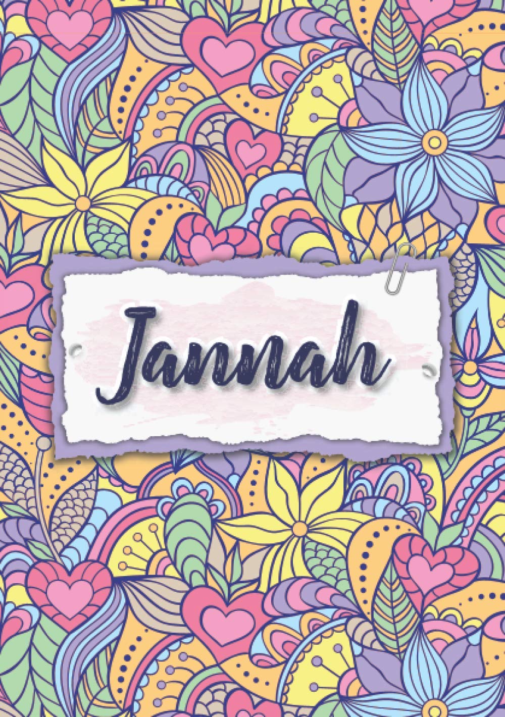 Jannah: Notebook A5 | Personalized name Jannah | Birthday gift for ...