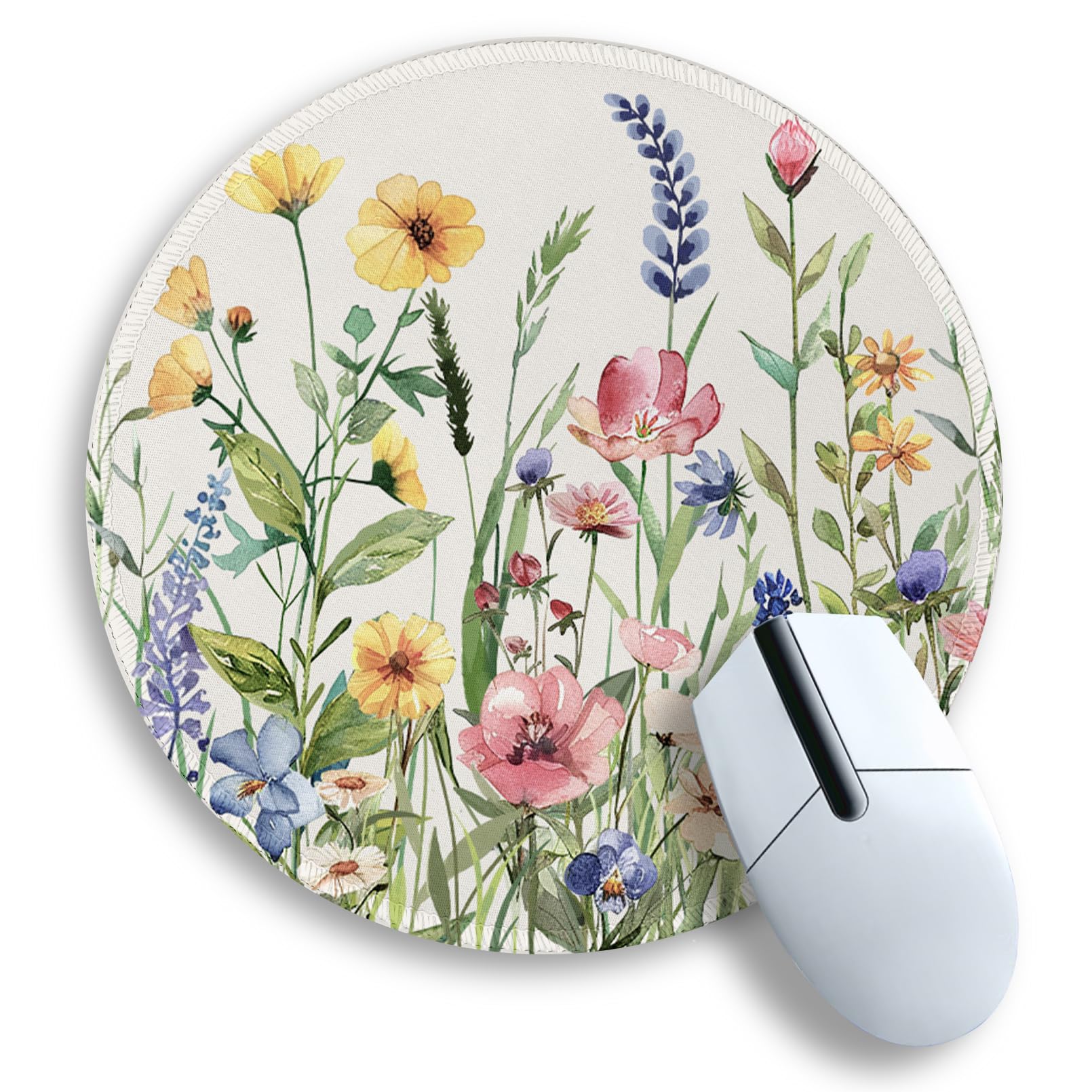 Amazon.com: Gctriki Flowers Plants Mouse Pads for Desk,Cute Floral ...