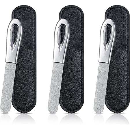 Amazon.com : Cafurty Nail Tools - 5pcs Metal Double Sided Nail File ...