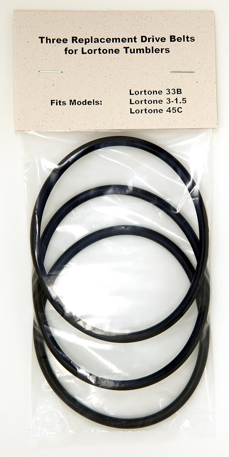 Amazon.com - 3 pack of Replacement Drive Belts for Lortone 33B, 3-1.5B ...