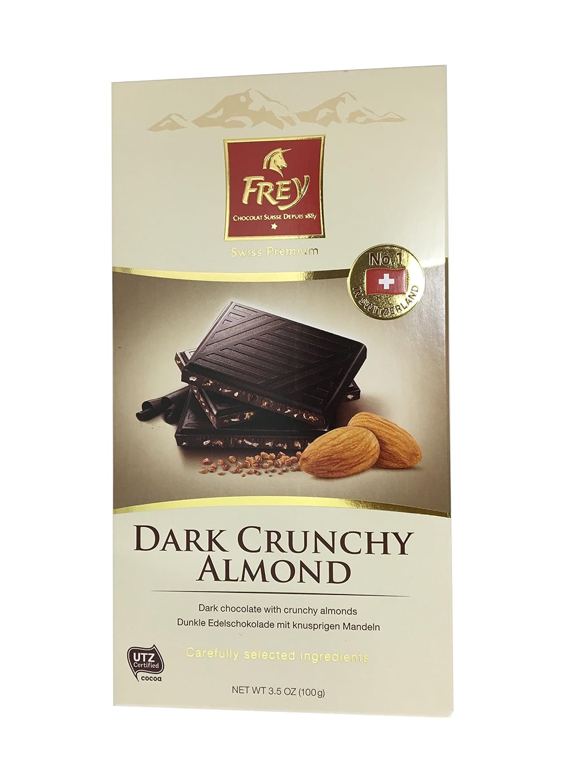 Frey Dark Crunchy Almond, 100g : Amazon.in: Grocery & Gourmet Foods