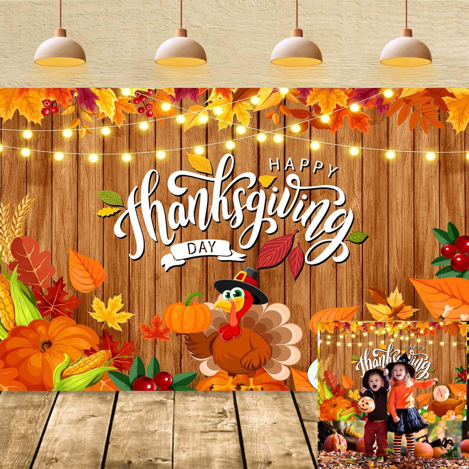 Thanksgiving Background Zoom