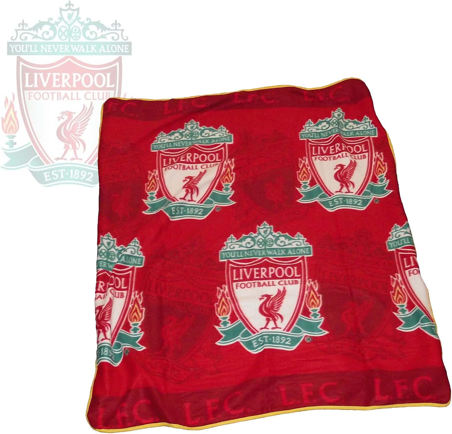 Zap Liverpool Multi Crest Fleece Blanket : Amazon.co.uk: Home & Kitchen