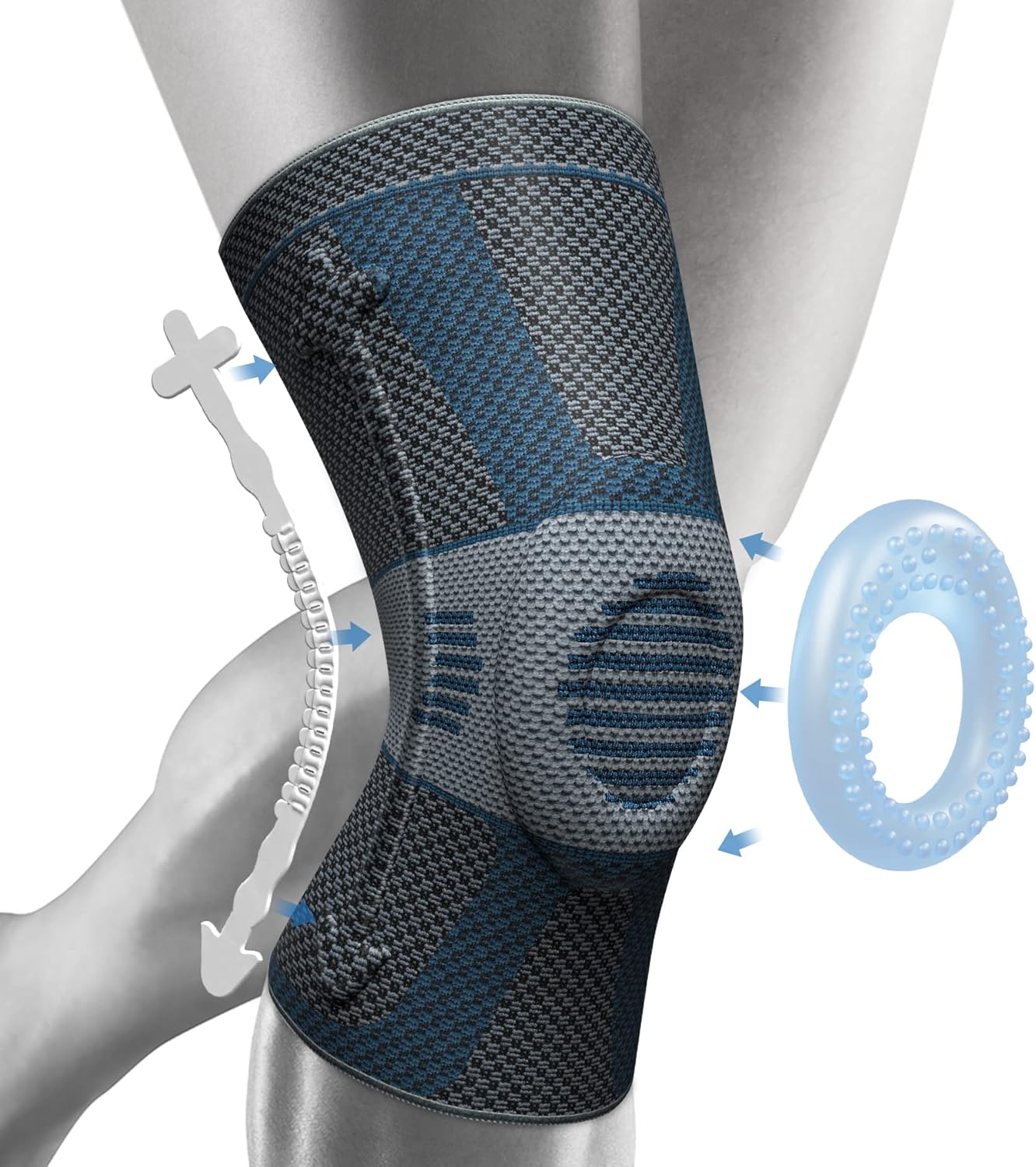 Amazon.com: NEENCA Professional Knee Brace for Pain Relief, Medical ...