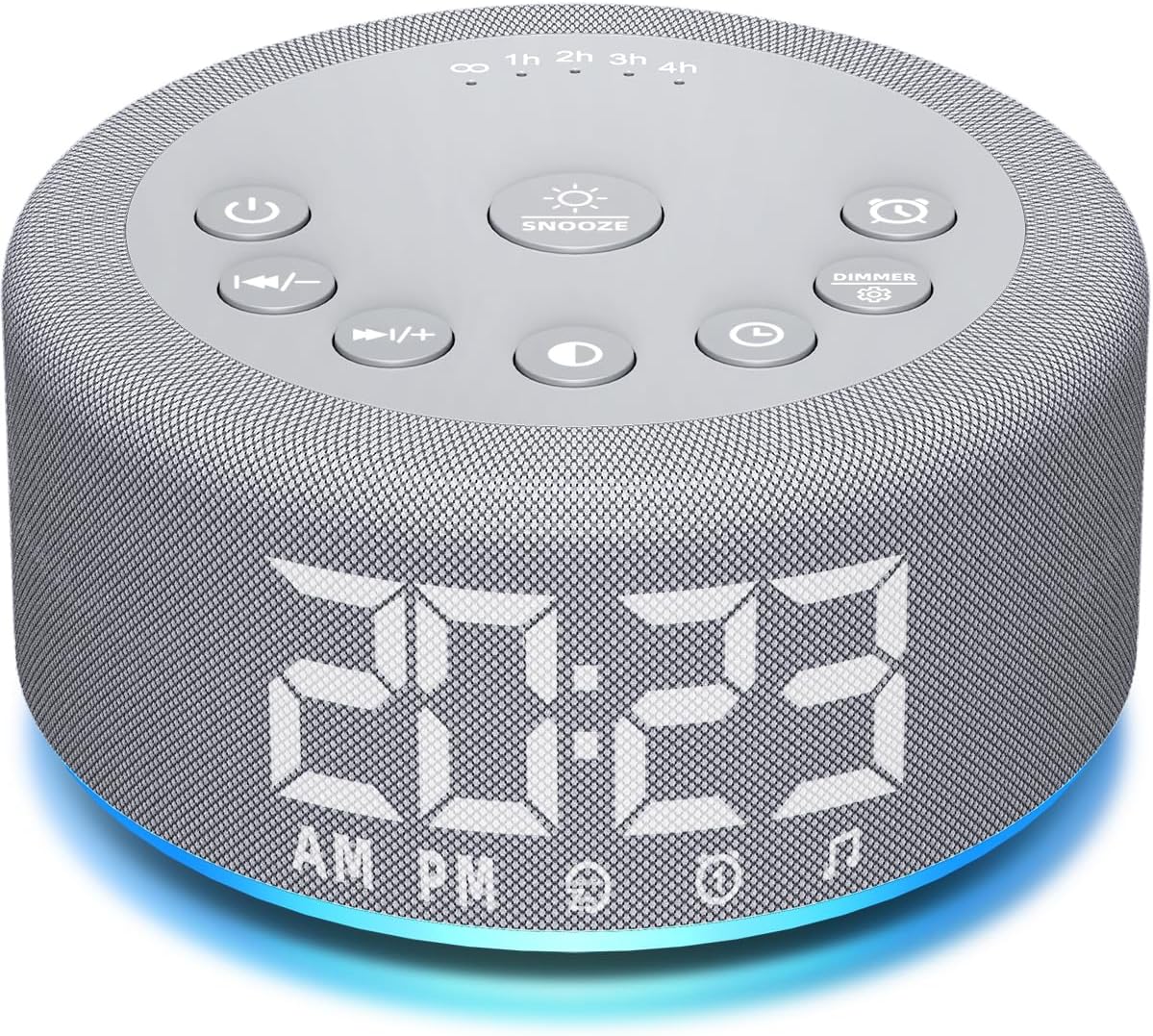 Amazon.com: Buffbee Sound Machine & Alarm Clock 2-in-1, 18 Soothing ...