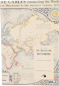 A5 sketchbook for drawing, old map: Buy Online at Best Price in Egypt ...