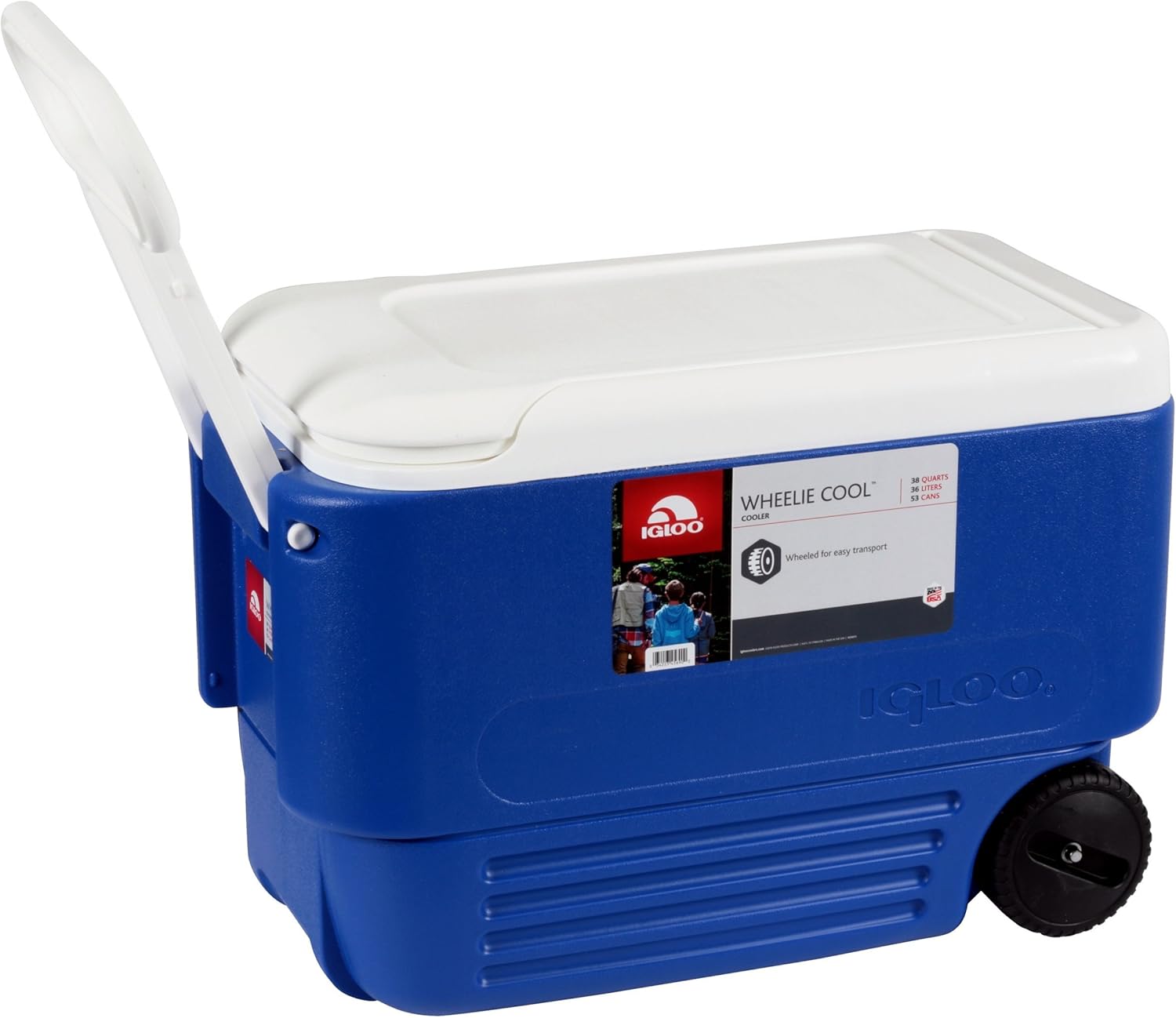 Eisk hler Mit Rollen 38 Quart Eisbox Ist Der Beste Weg Um Essen Bier