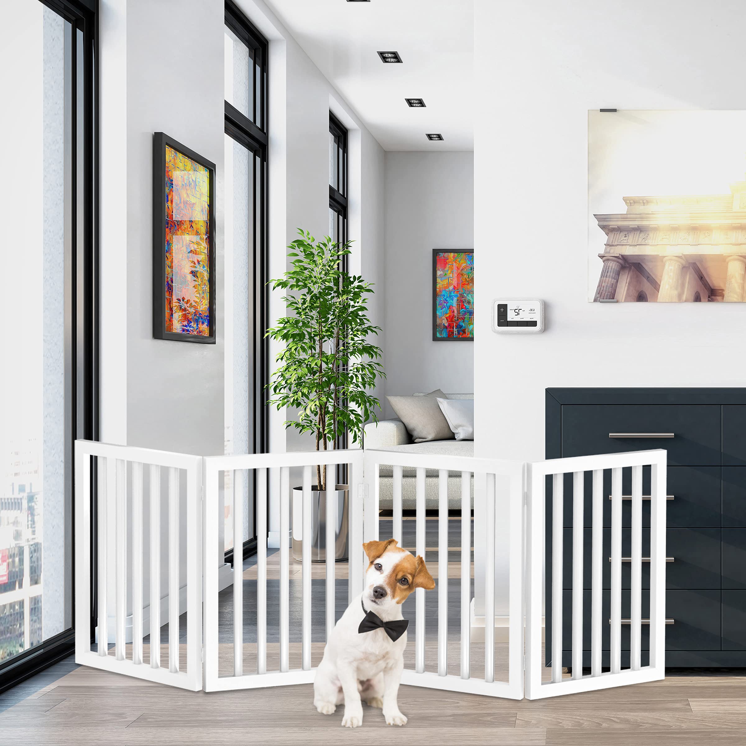 Snapklik.com : PETMAKER Pet Gate A Dog Gate For Doorways, Stairs Or ...