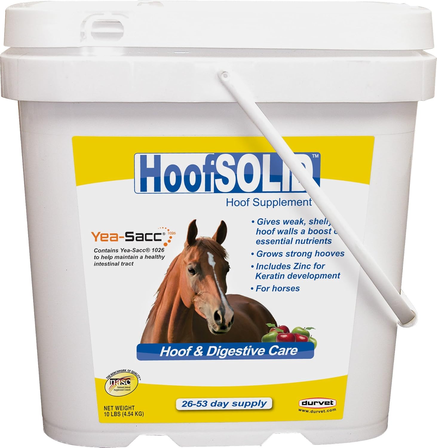 Durvet Yea-Sacc Hoof Solid Supplement Nutrition Digestion and ...