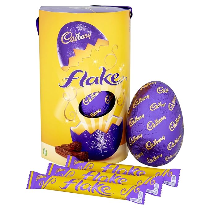 Amazon.com : Cadbury Flake Chocolate Easter Egg 274g Pack of 4 ...