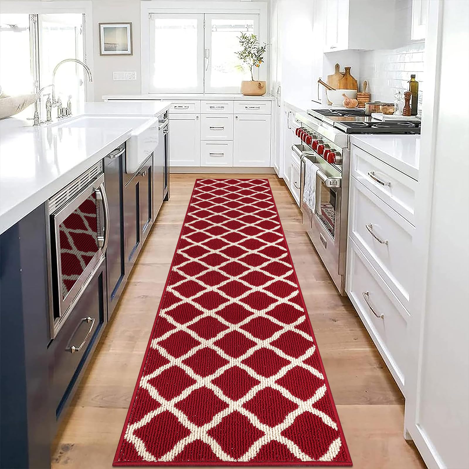 Amazon.com: SHACOS Hallway Runner Rug 2x8 ft Washable Kitchen Runner ...